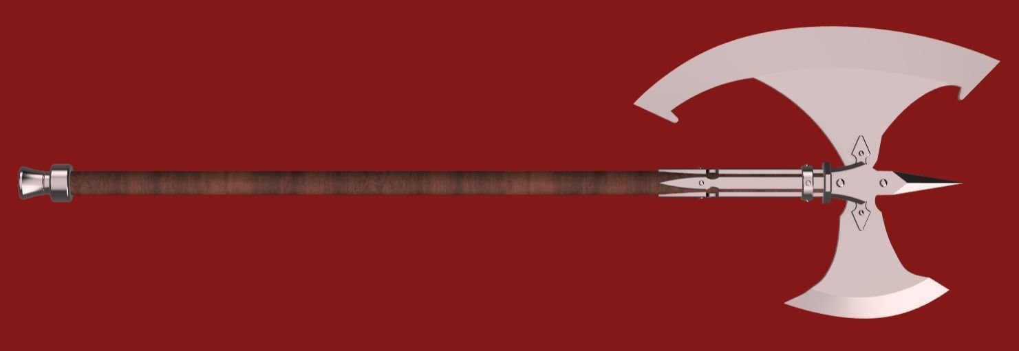 Baldurs Gate 3 - Karlach axe 3D model 3D printable | CGTrader