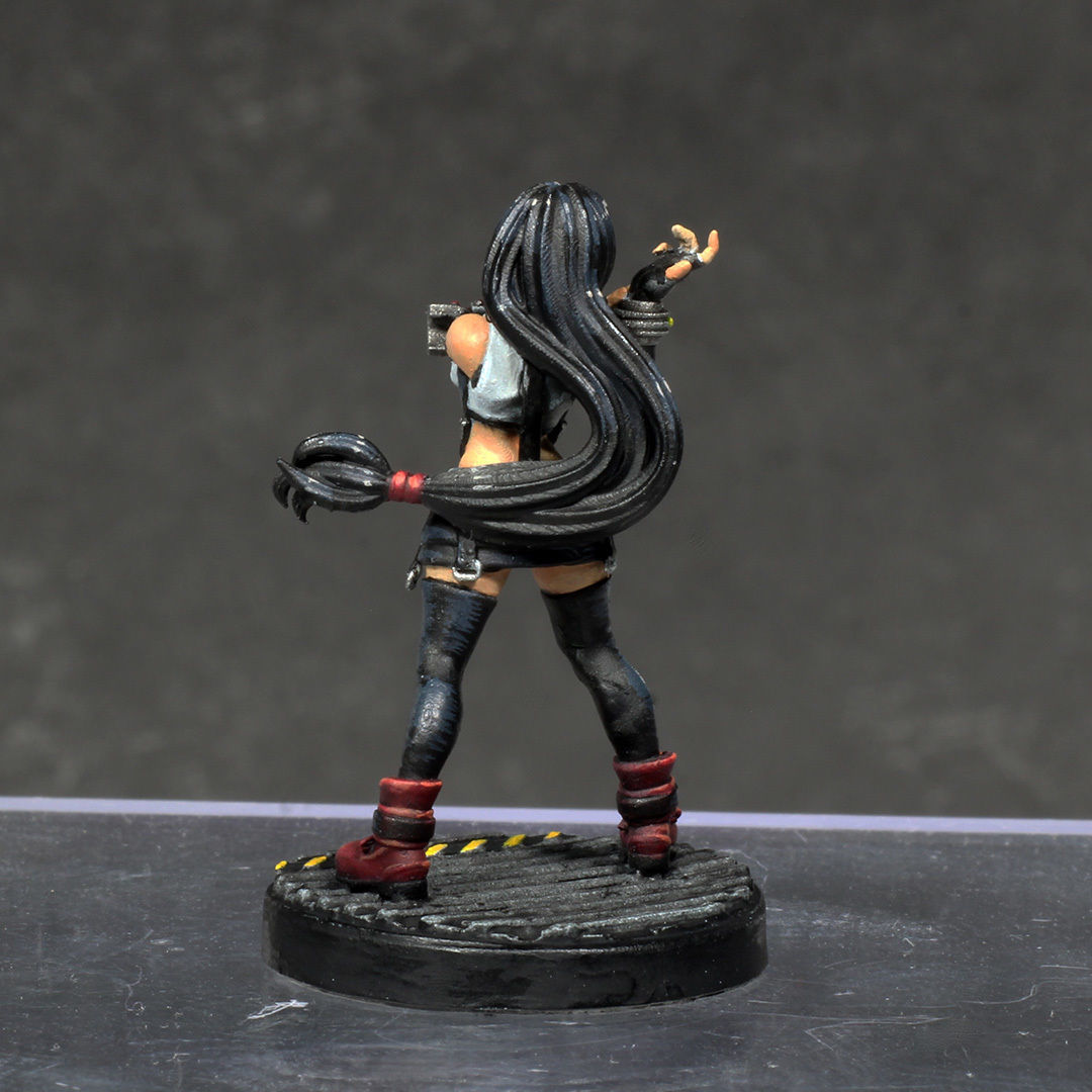 Tifa Lockhart - Final Fantasy VII - 32mm 3D Print Miniature 3D model 3D ...
