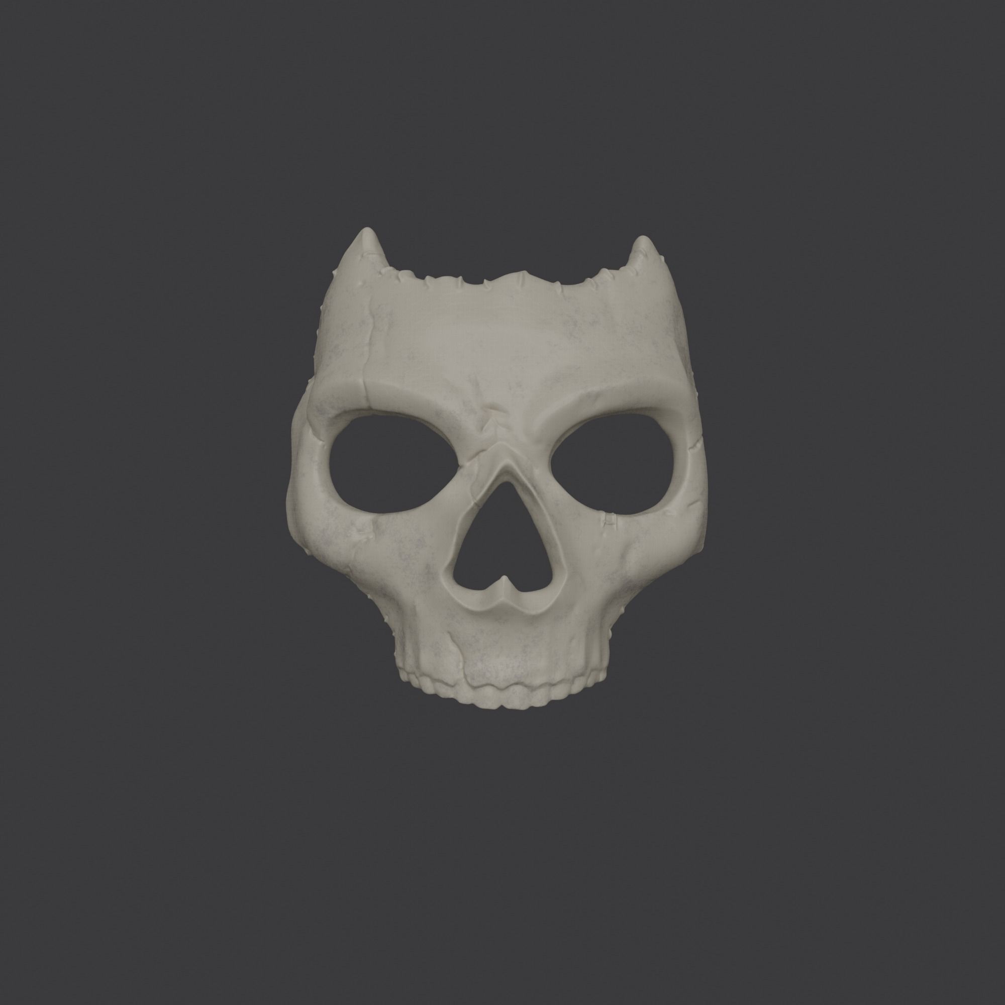 Call of Duty Modern Warfare 2019 Ghost mask 3D model 3D printable ...