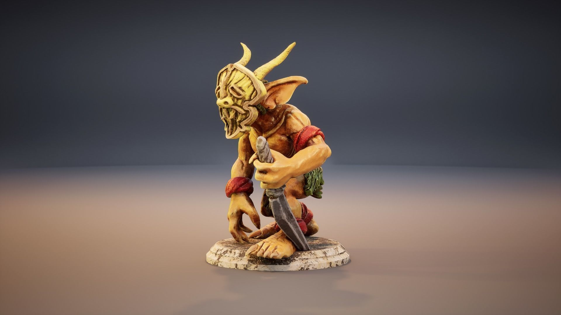 Tribal Goblin 4 - pack 3D model 3D printable | CGTrader