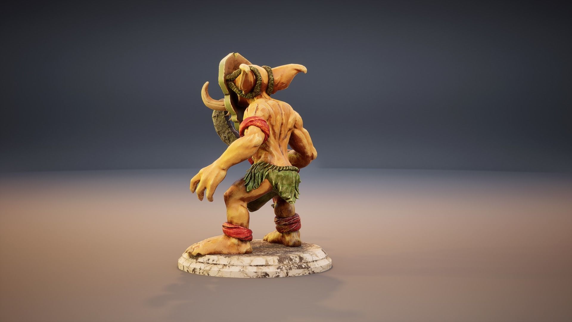 Tribal Goblin 4 - pack 3D model 3D printable | CGTrader
