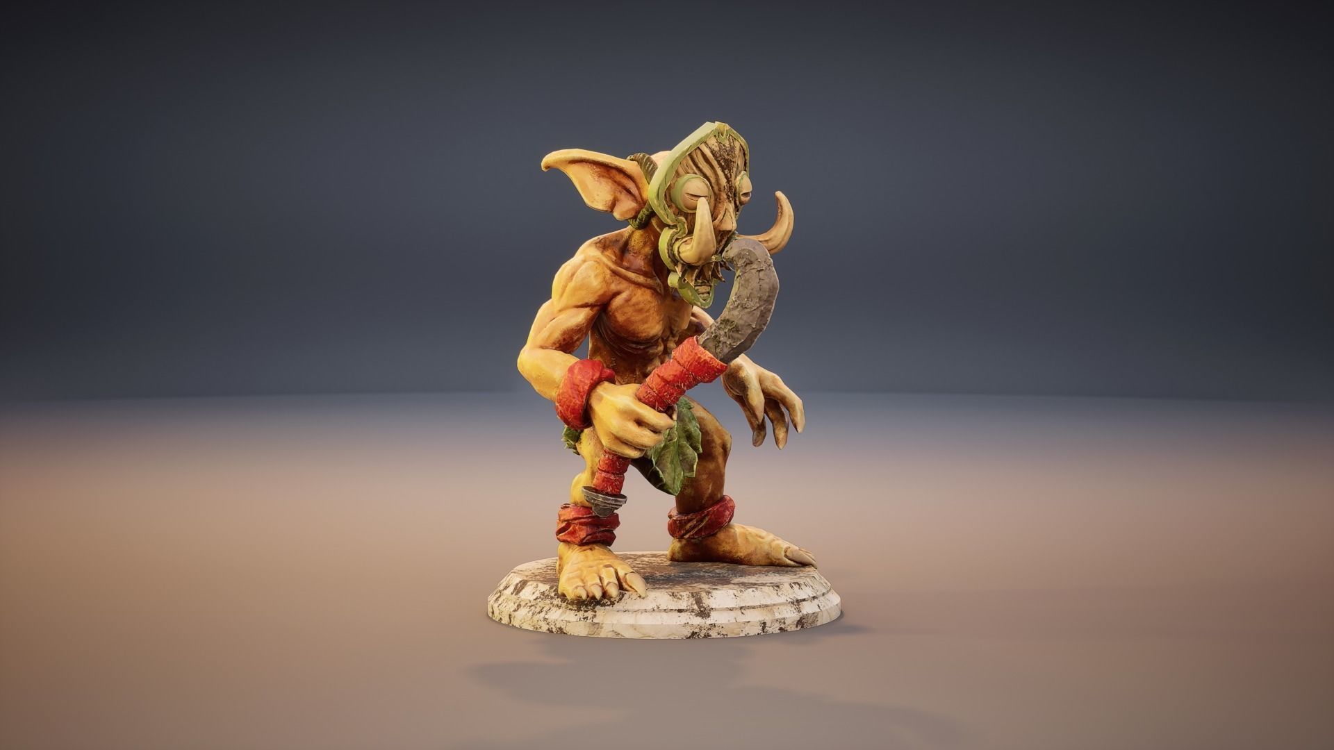 Tribal Goblin 4 - pack 3D model 3D printable | CGTrader