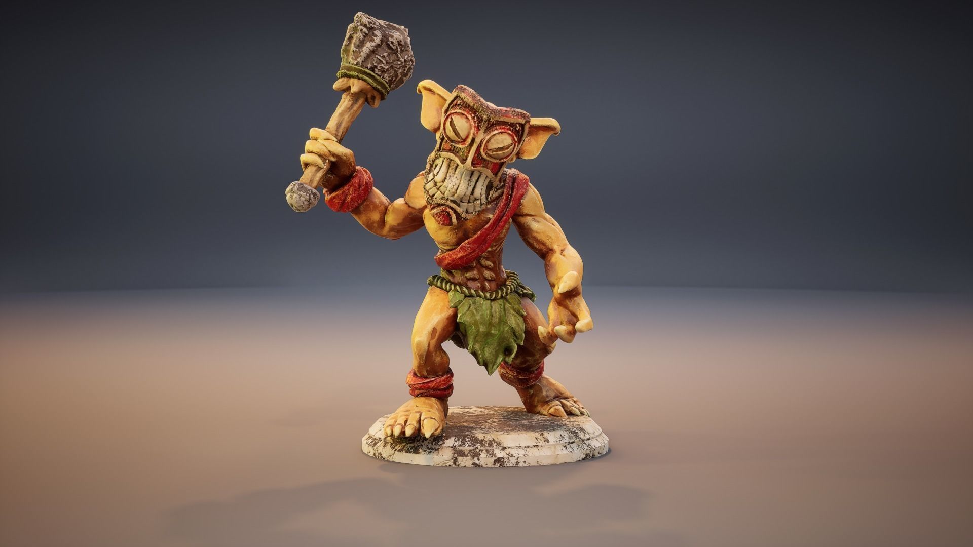 Tribal Goblin 4 - pack 3D model 3D printable | CGTrader