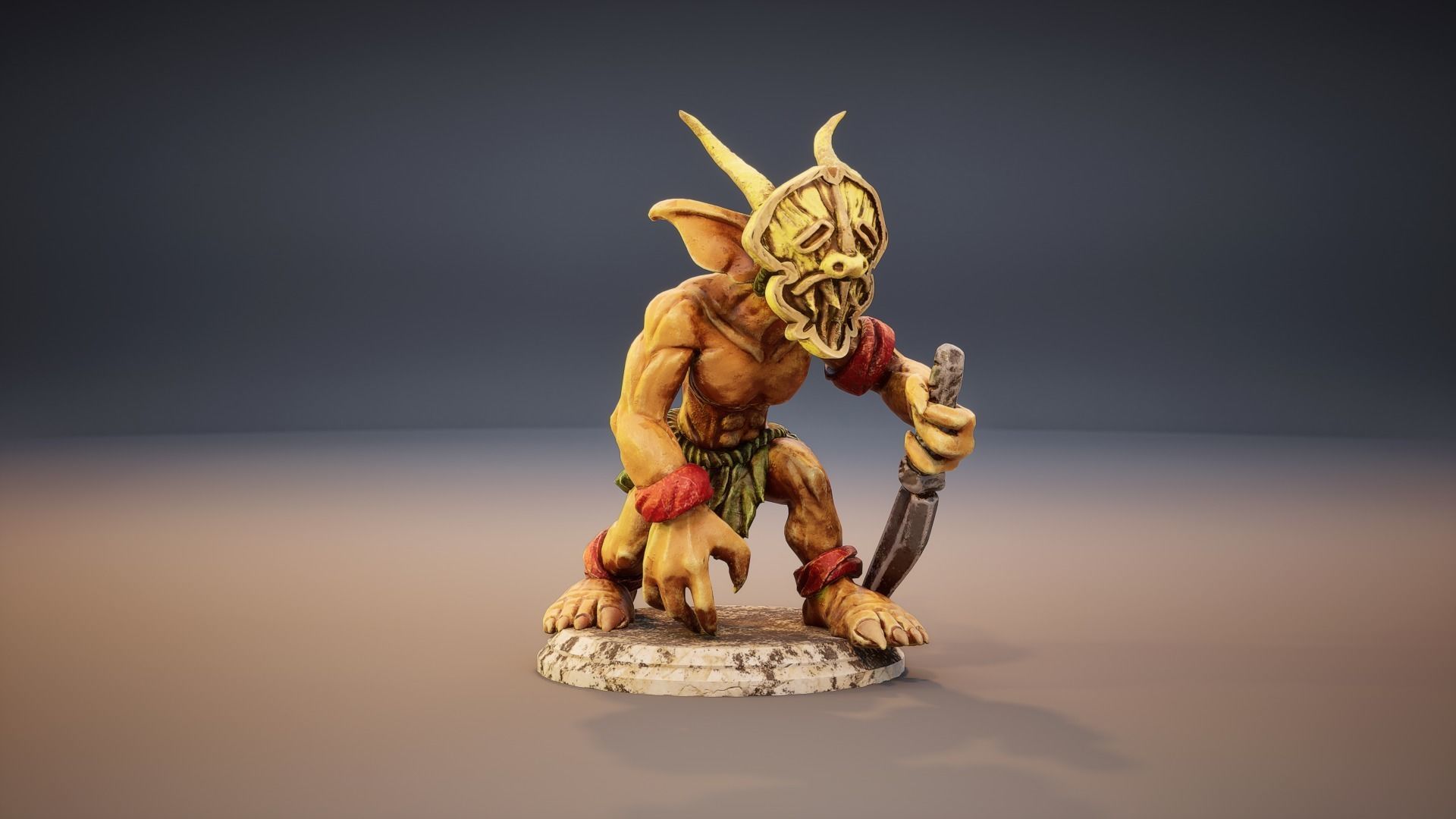 Tribal Goblin 4 - pack 3D model 3D printable | CGTrader