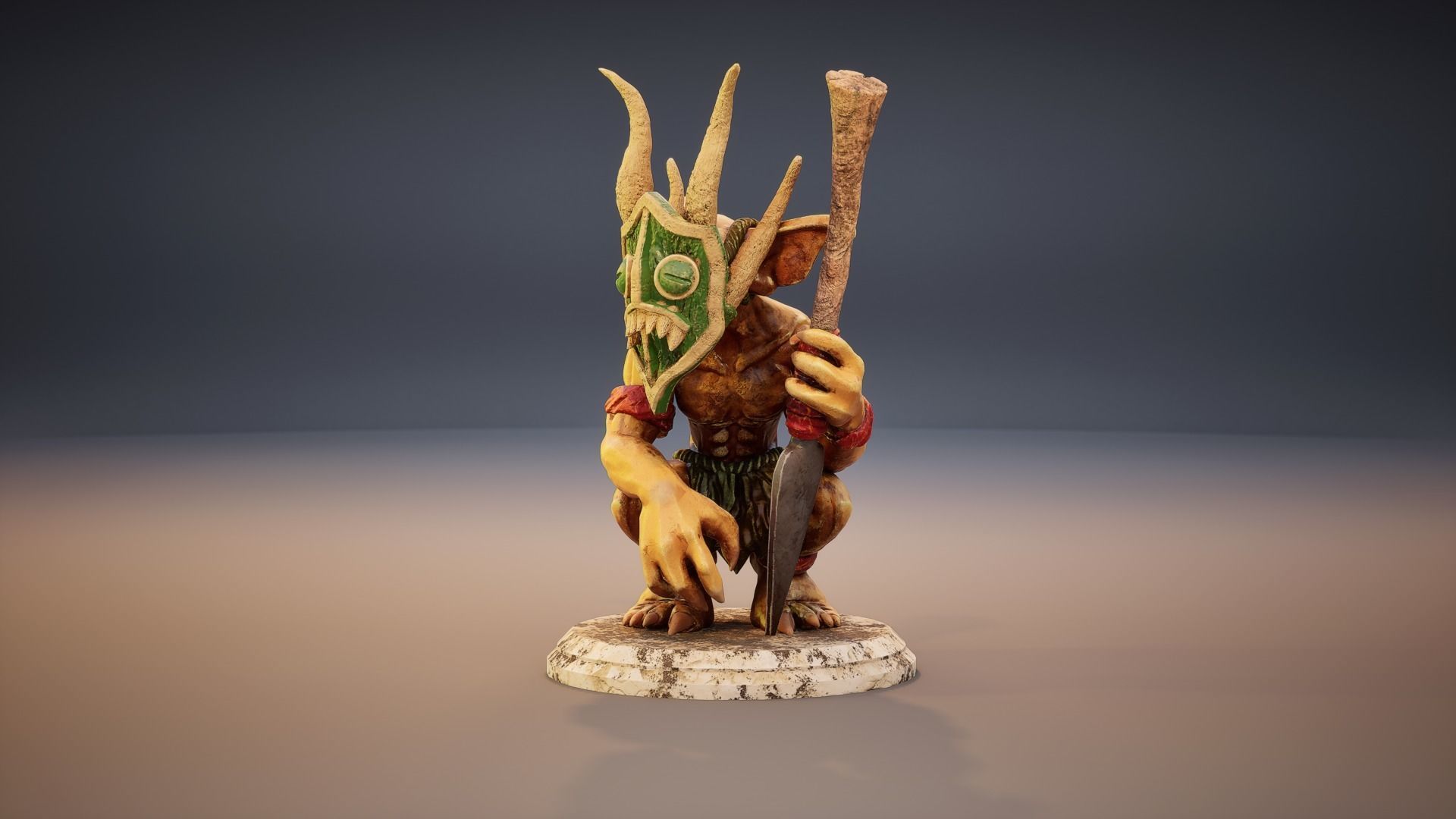 Tribal Goblin 4 - pack 3D model 3D printable | CGTrader