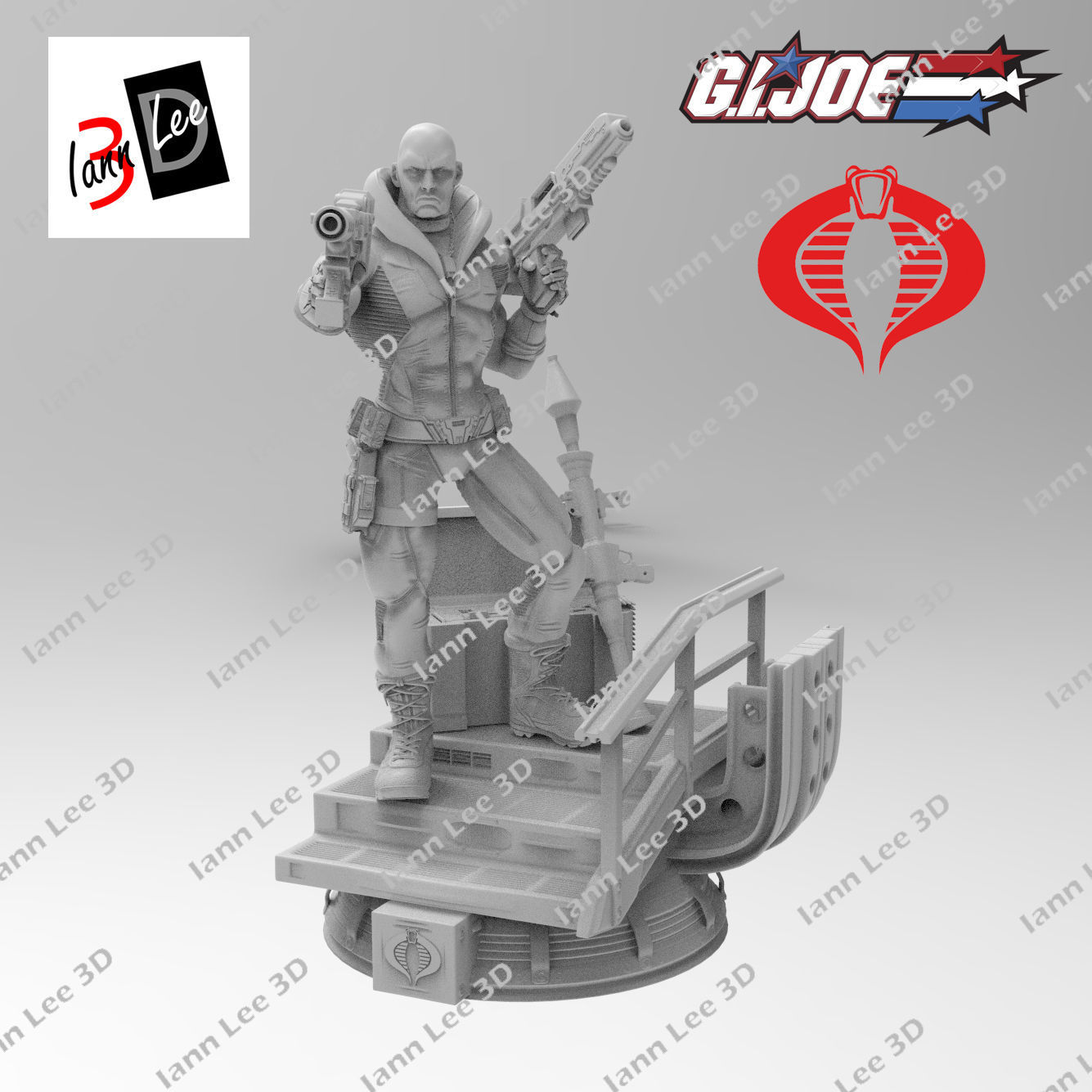 Destro Cobra GI JOE 3D model 3D printable | CGTrader