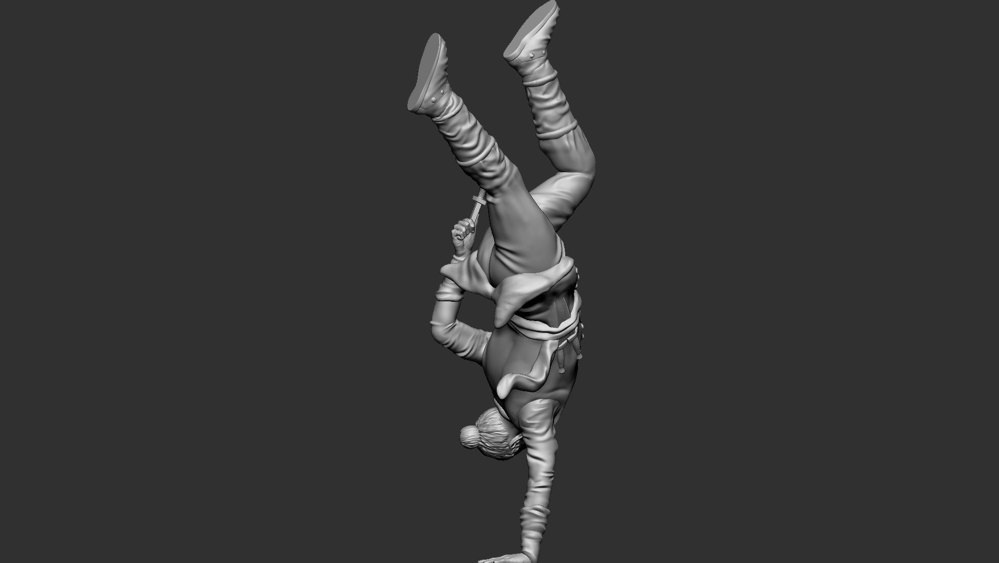 FREE - human - circus acrobat - dnd miniature free 3D model 3D ...