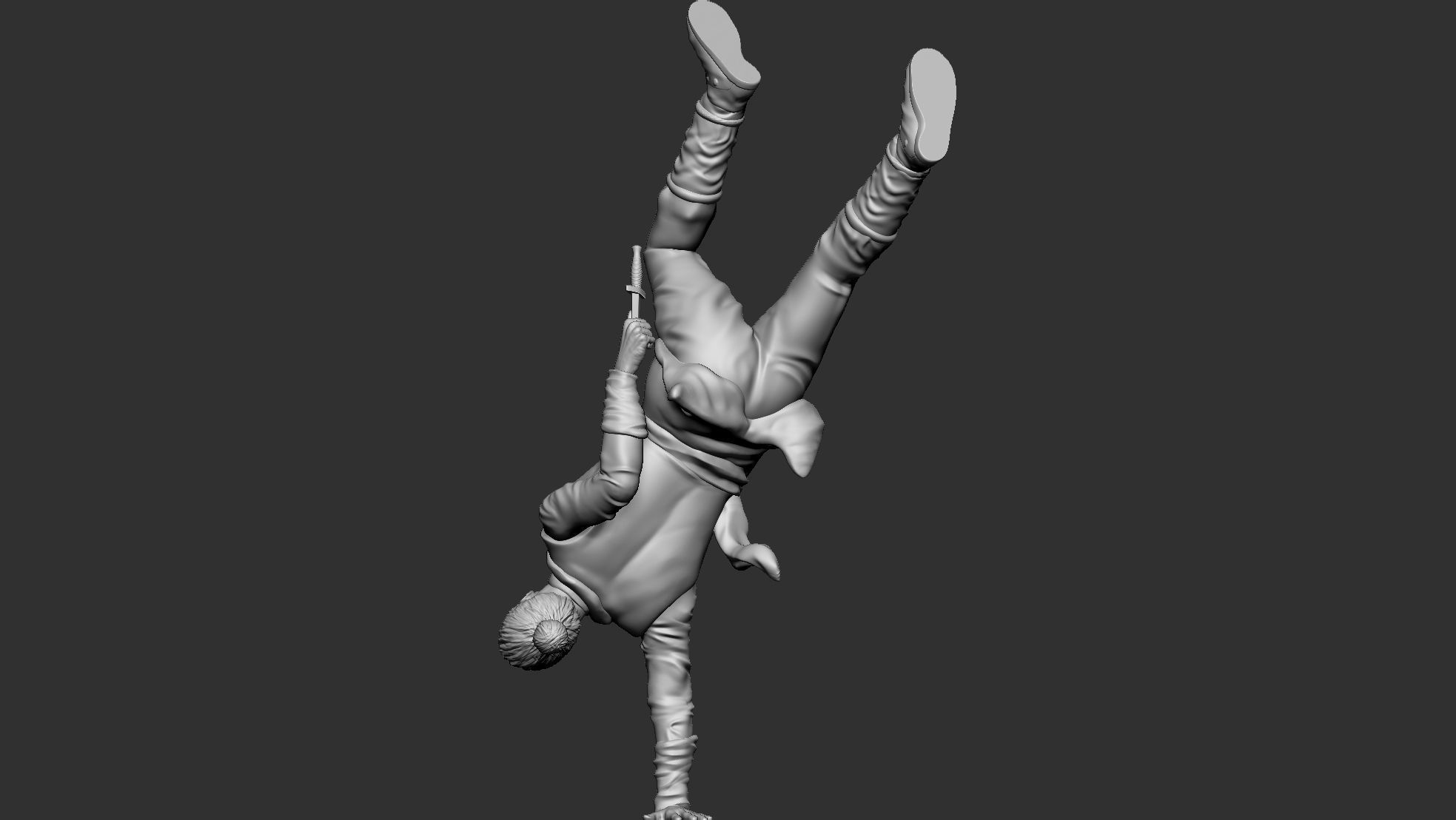 FREE - human - circus acrobat - dnd miniature free 3D model 3D ...