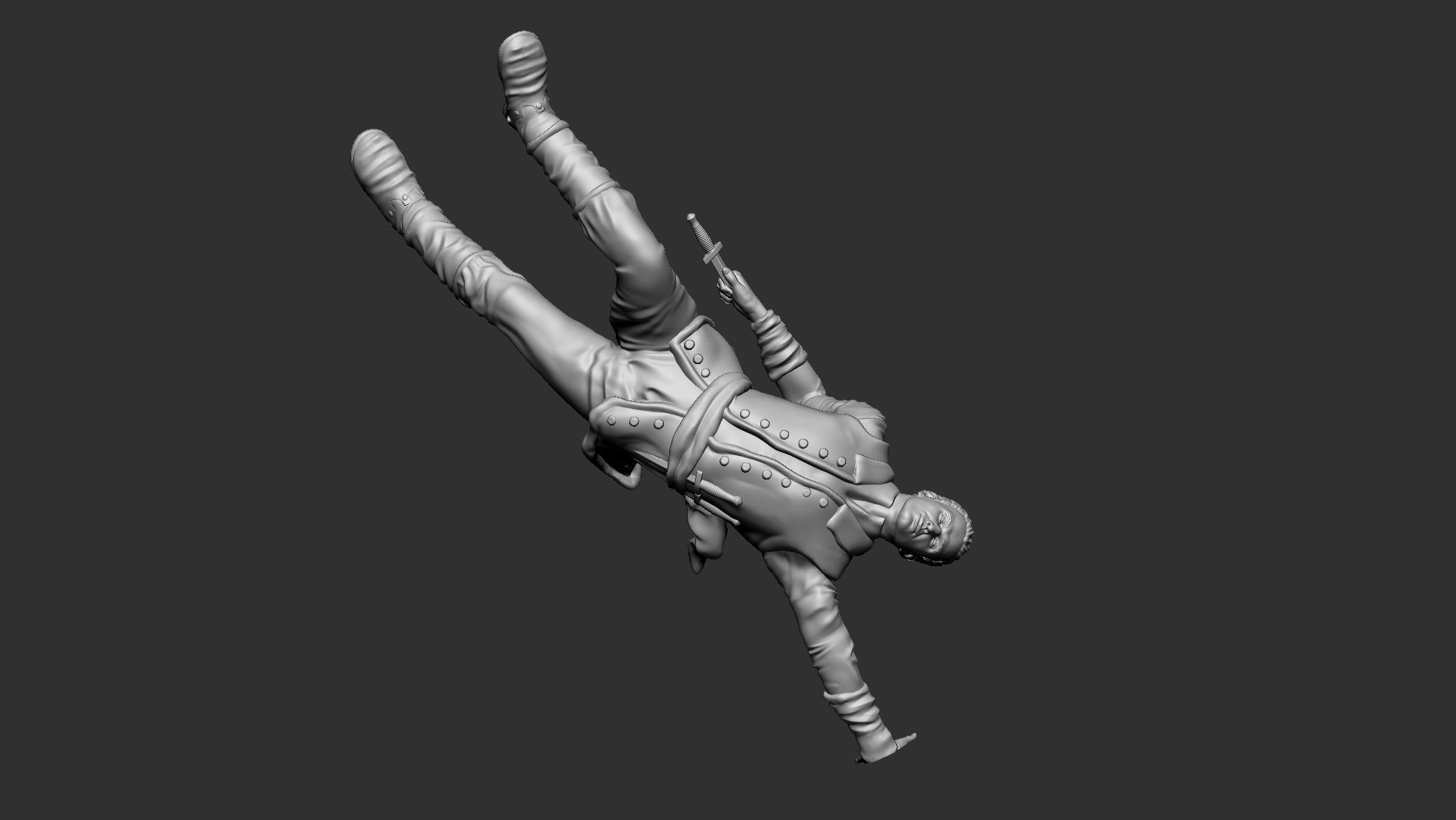 FREE - human - circus acrobat - dnd miniature free 3D model 3D ...