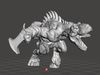 LIZARDMEN RAVAGER MINIATURE MODEL FANTASY GAMES DND AND RPG 3D model 3D ...