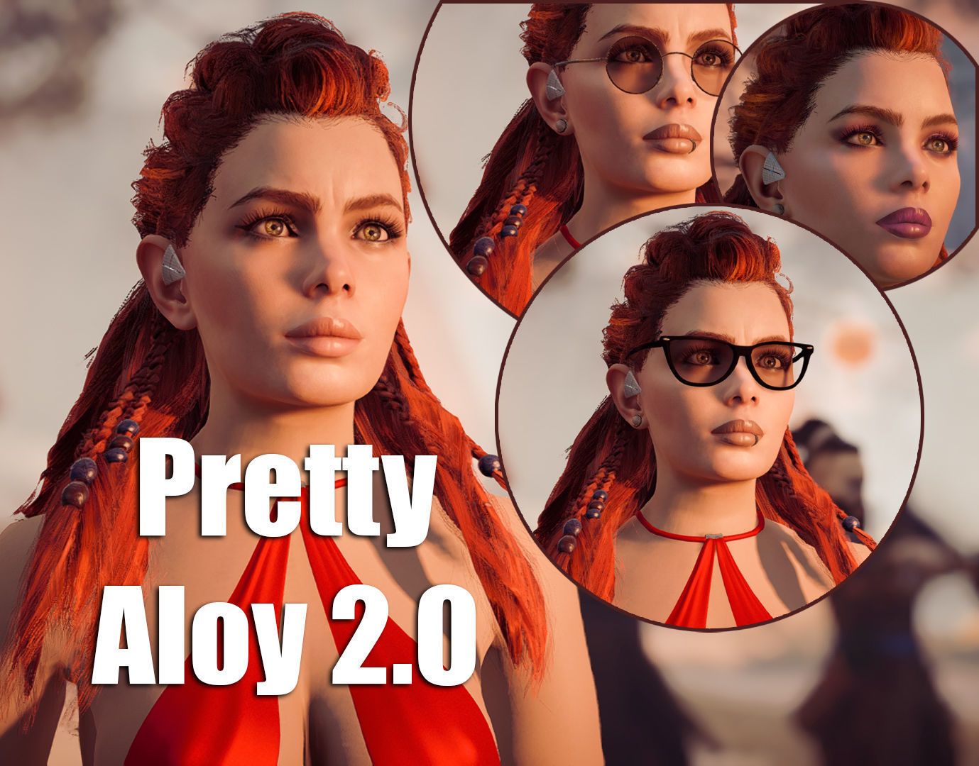 Aloy Deluxe Face Mod 3D model | CGTrader
