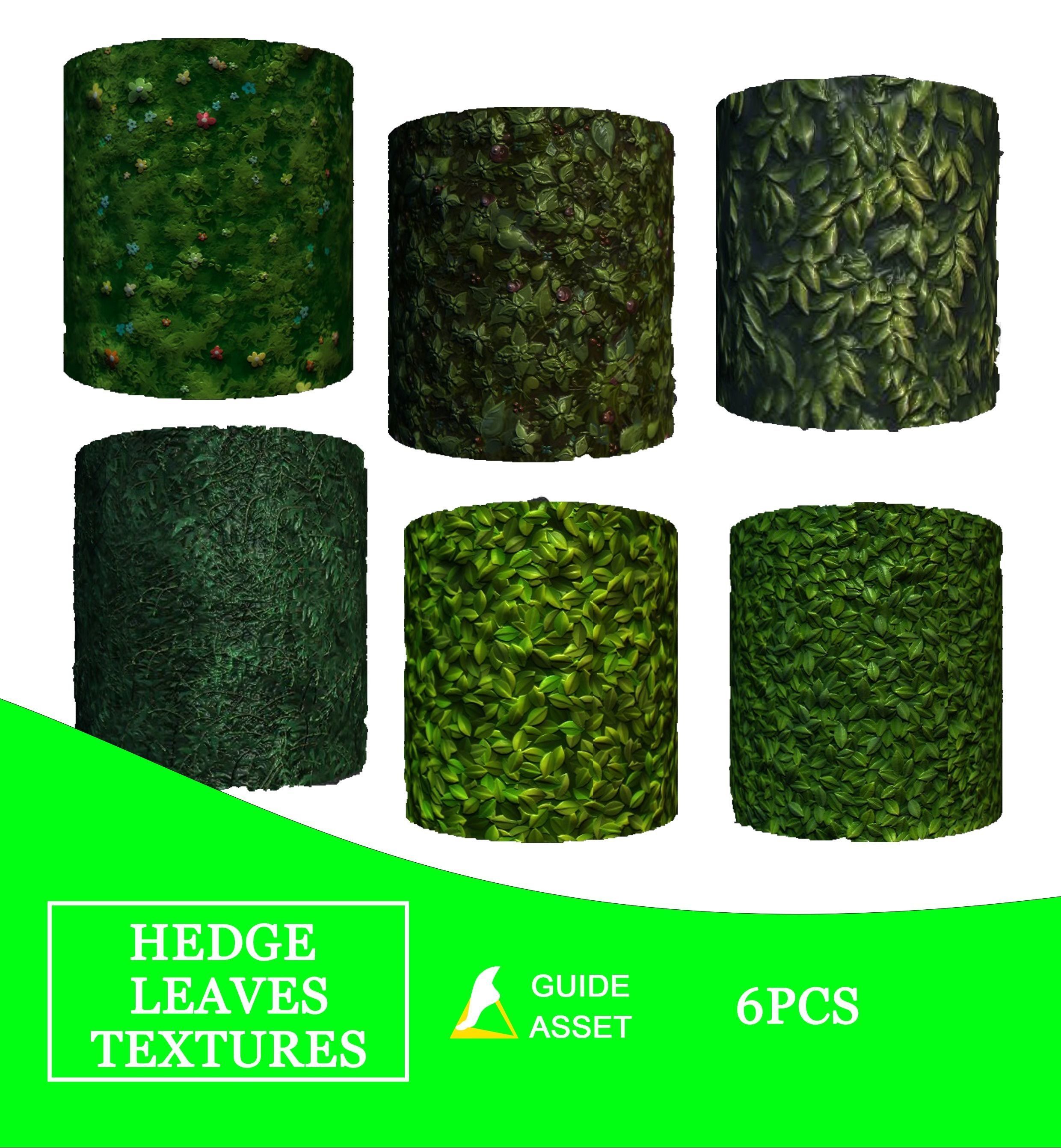 Grass and Hedge PBR Textures Texture | CGTrader