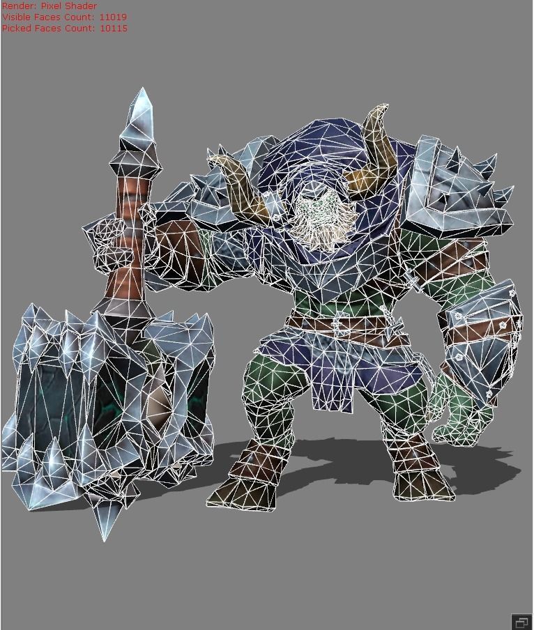 3D model Minotaur Sacred Hammer Skin VR / AR / low-poly | CGTrader