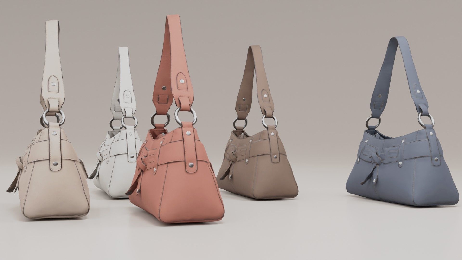 3D model 3D model handbag VR / AR / low-poly | CGTrader