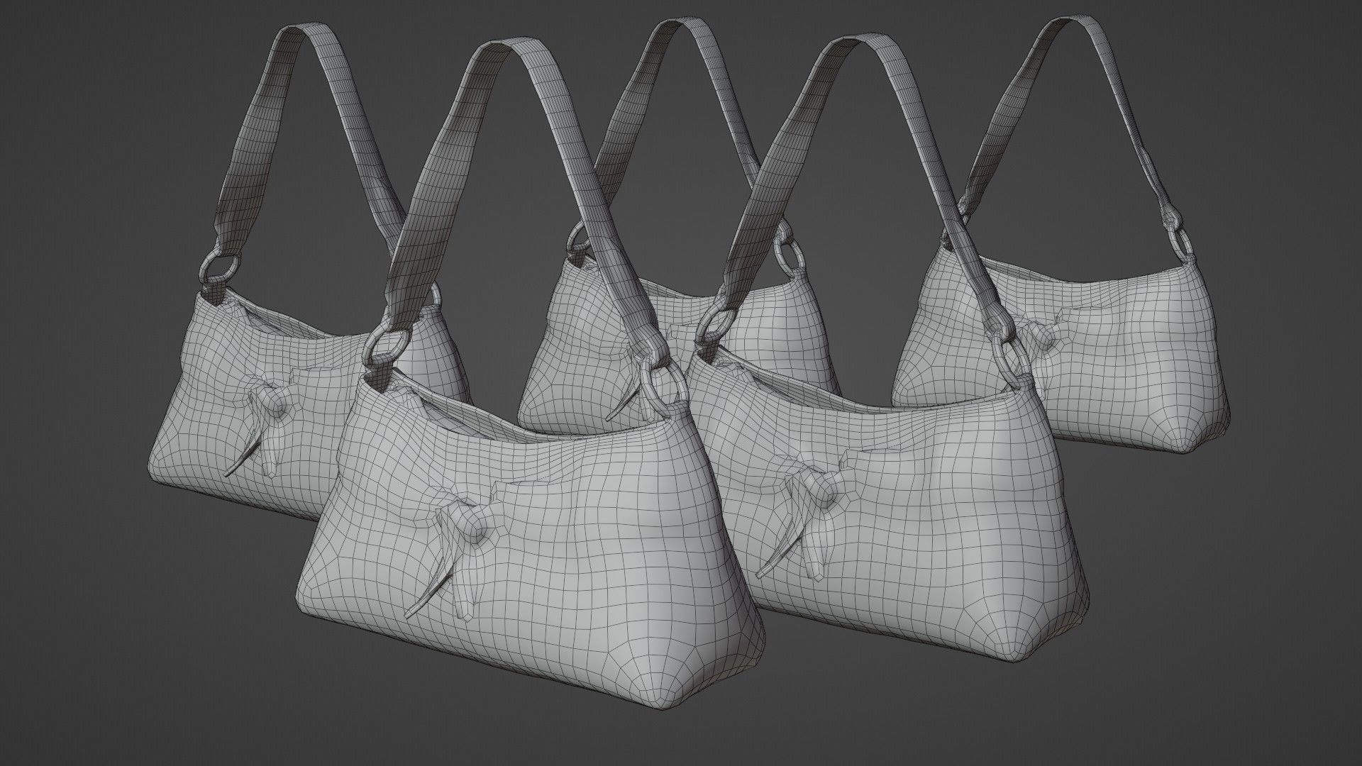 3D model 3D model handbag VR / AR / low-poly | CGTrader