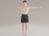Free 3D model a001 man body T pose free VR / AR / low-poly 3D model ...
