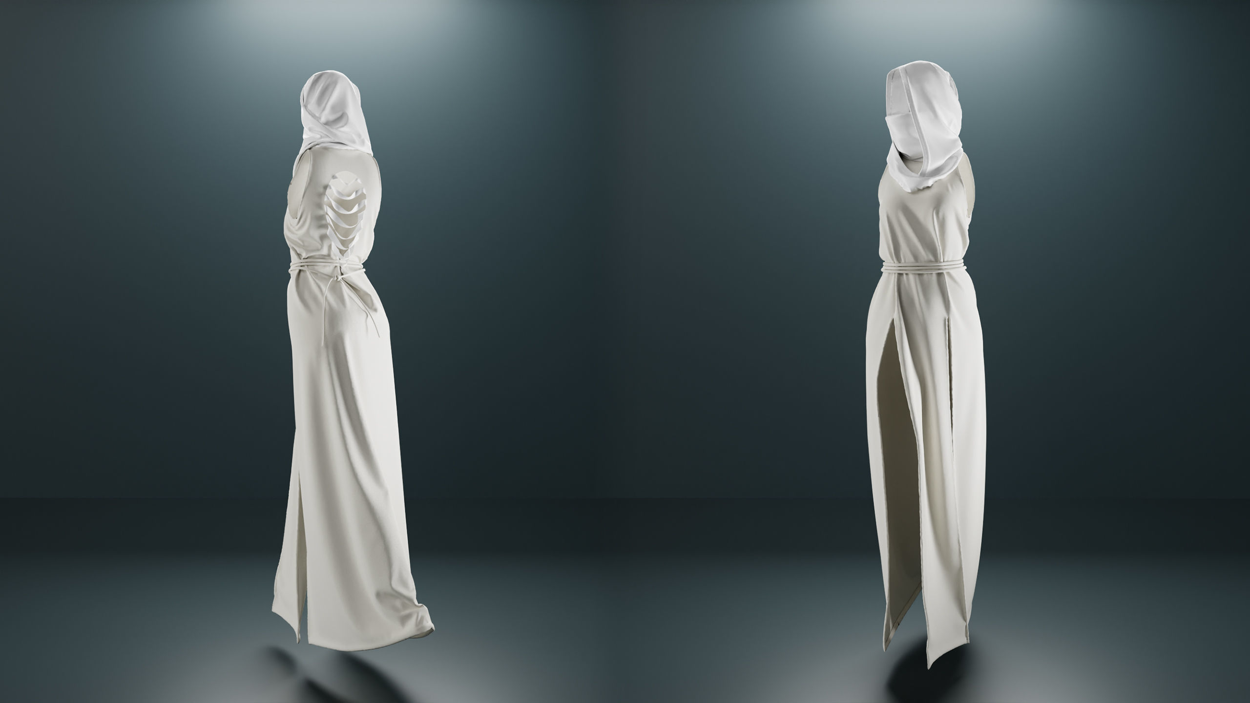 Women Cloaks 3D model | CGTrader