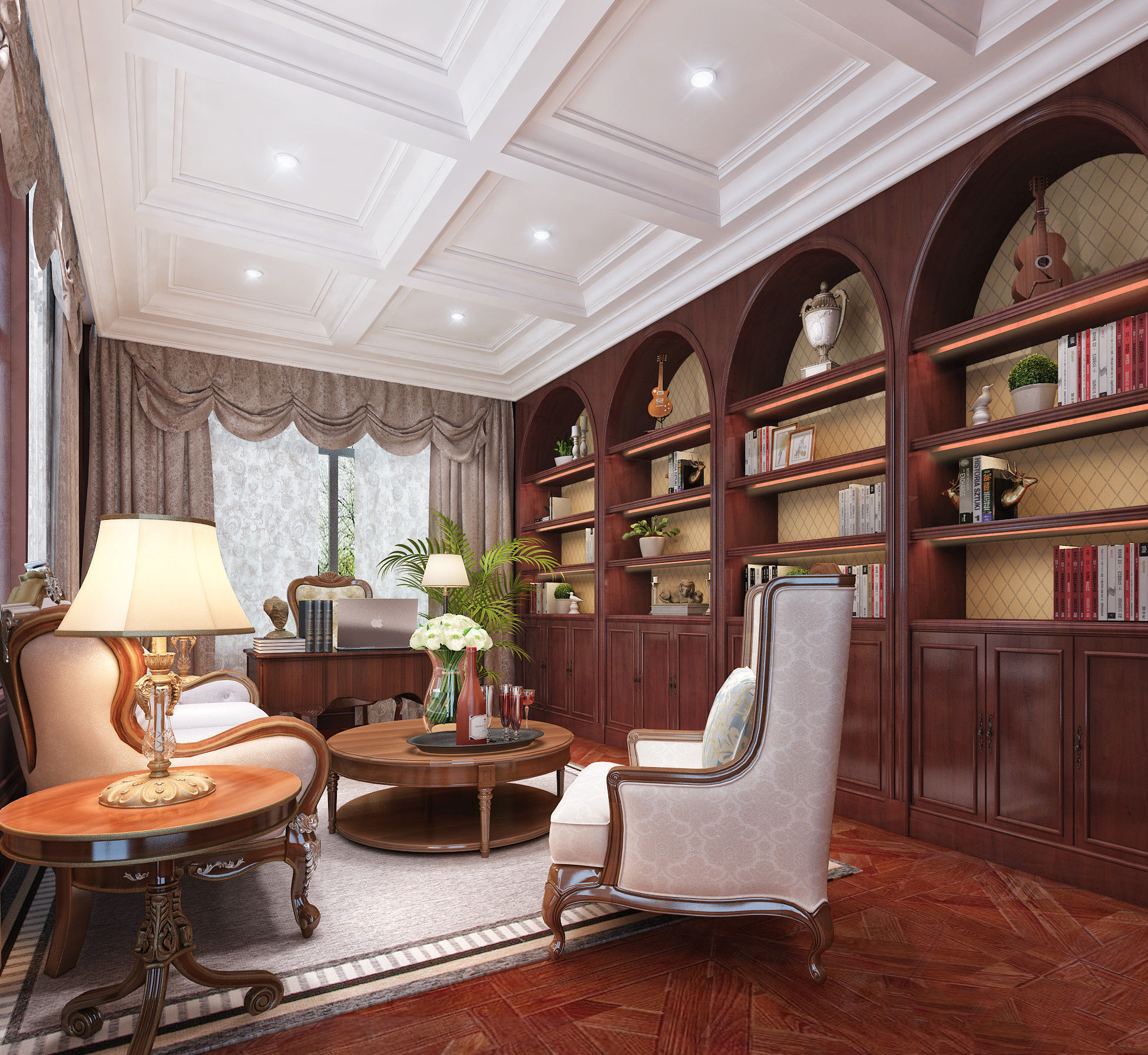 3D model C4D Scene files- library Interior VR / AR / low-poly | CGTrader