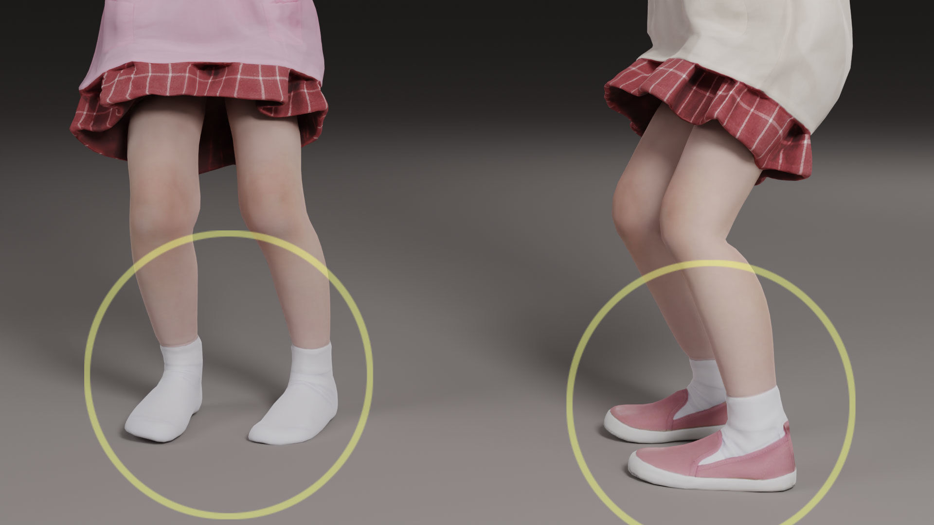 3D model Asian kindergarten girl-244 Emi VR / AR / low-poly | CGTrader