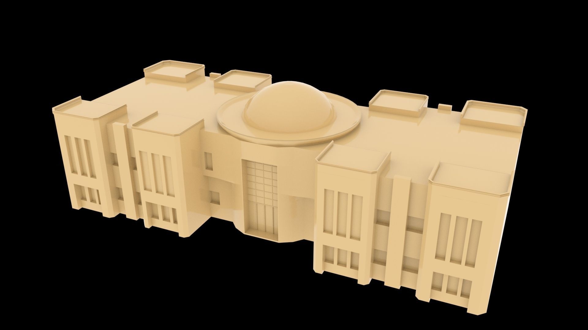 Kalba City Municipality Sharjah 3D model | CGTrader