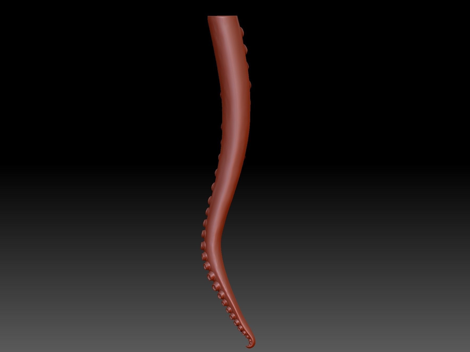 Tentacle 3D model 3D printable | CGTrader