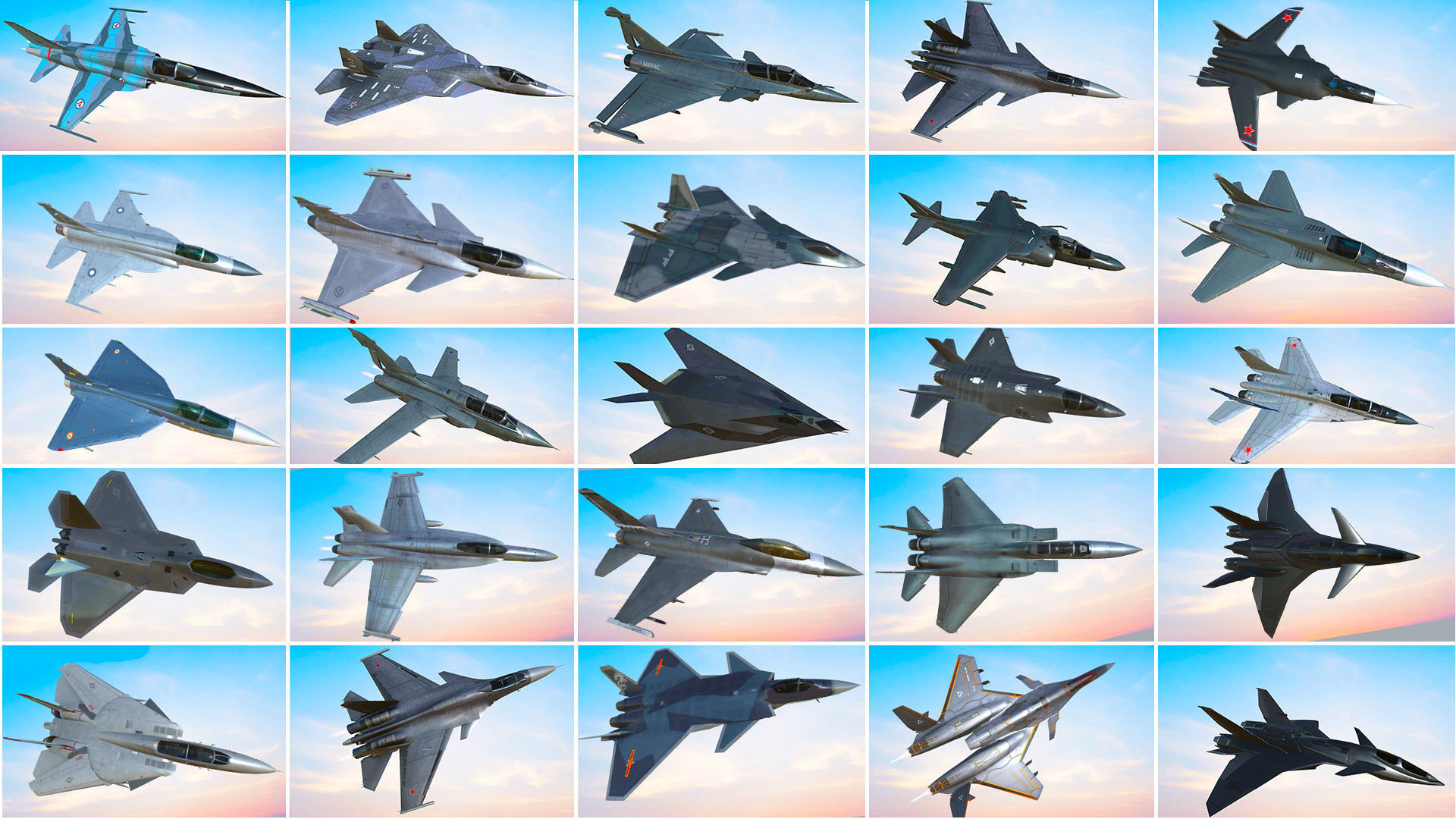 3D model Pack 24 3DModel Aircraft VR / AR / low-poly | CGTrader