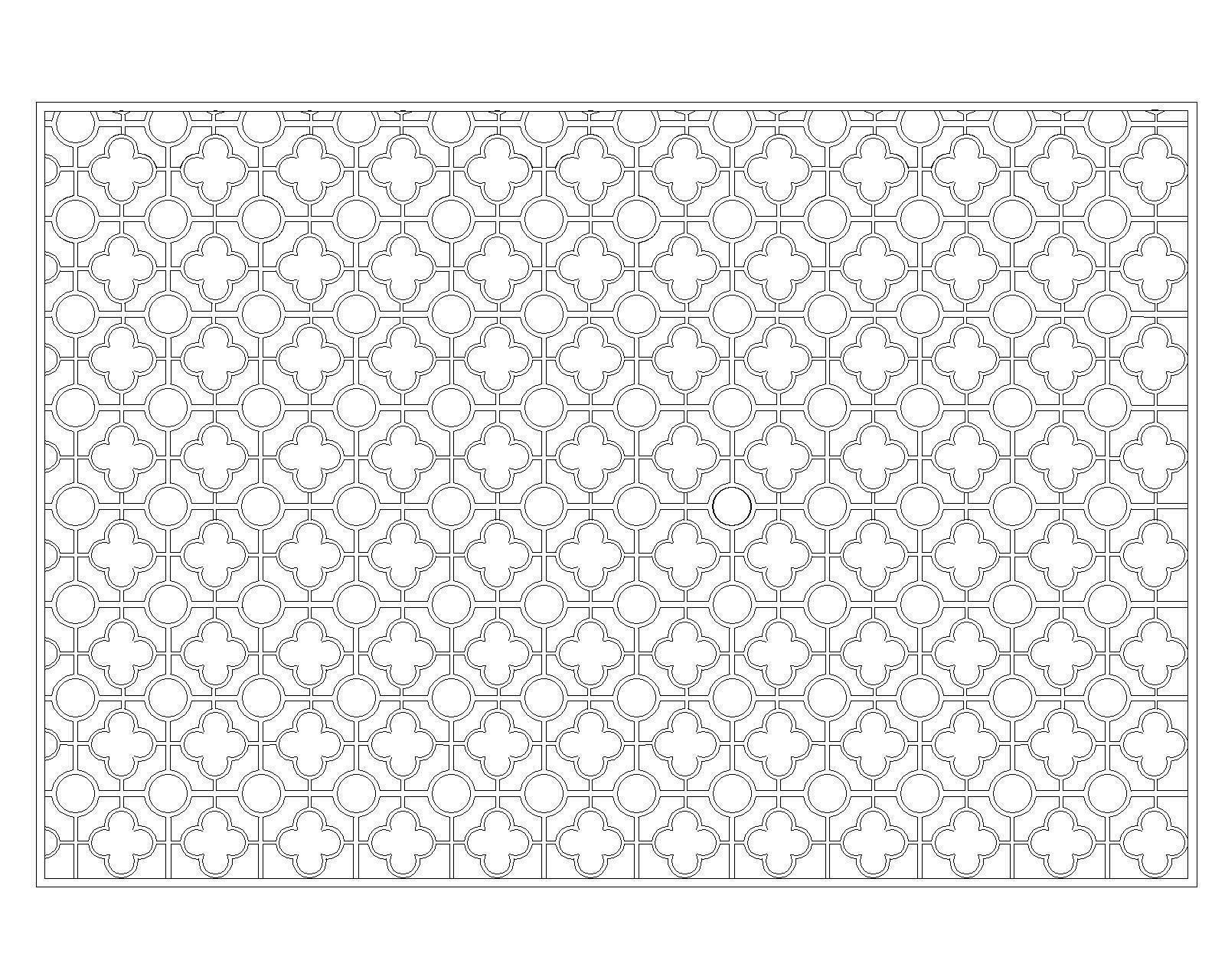 3D model CNC Design Drawing Decor Frame VR / AR / low-poly | CGTrader