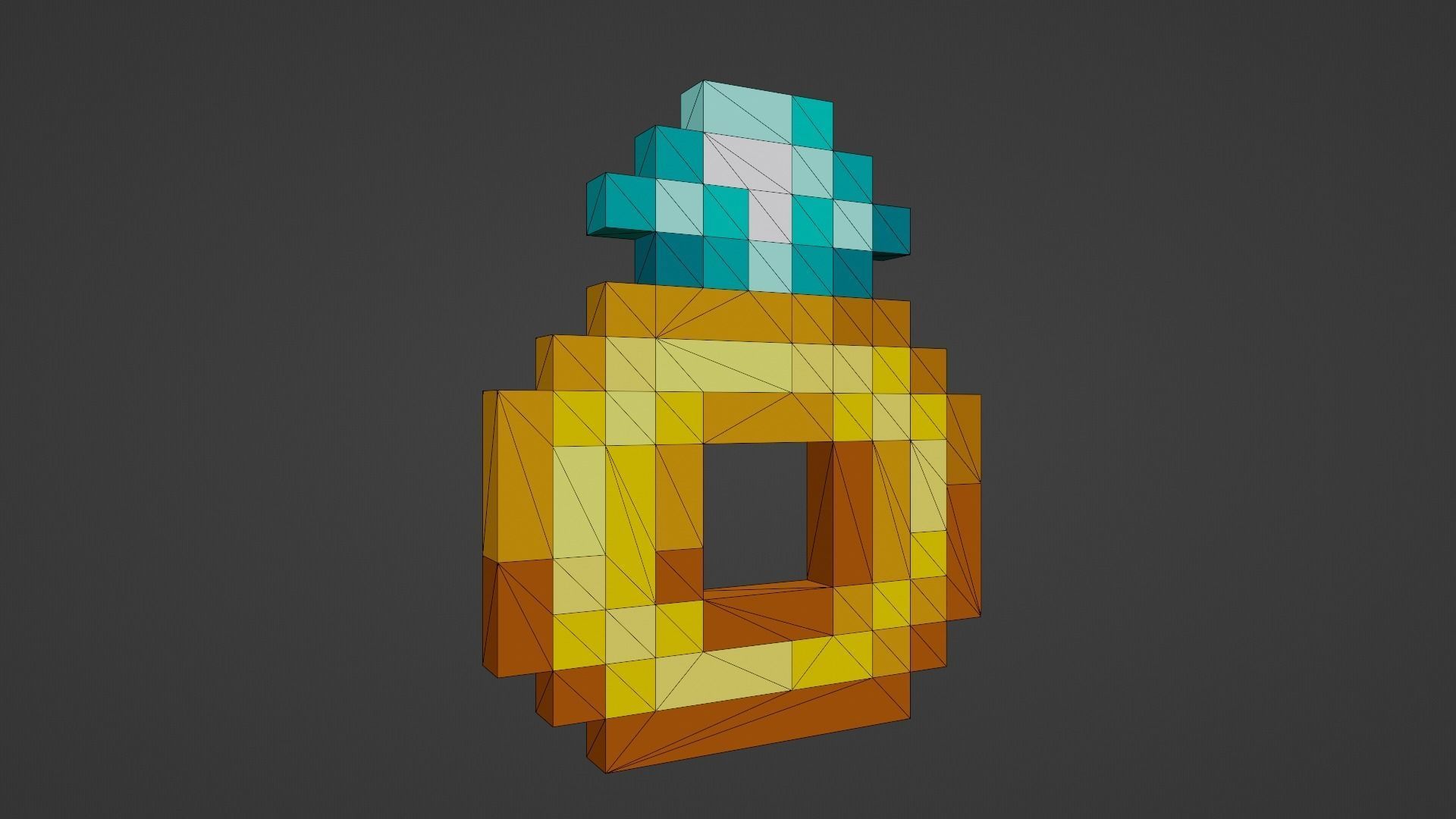 3D model Minecraft Ring VR / AR / low-poly | CGTrader