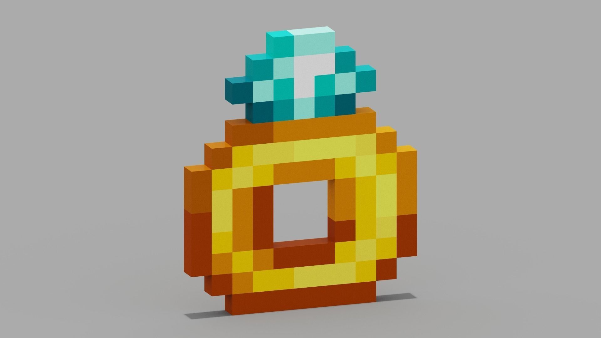 3D model Minecraft Ring VR / AR / low-poly | CGTrader