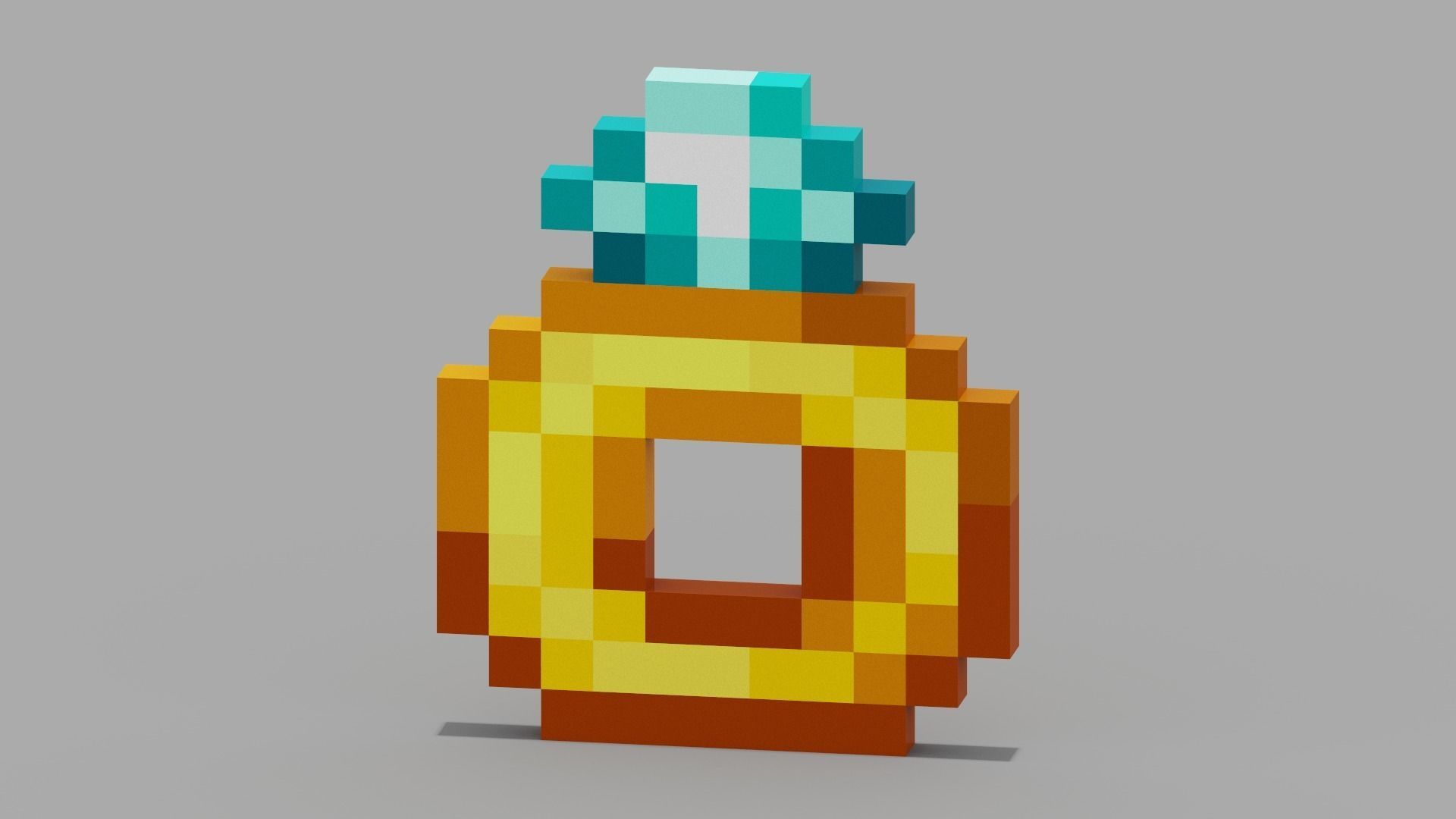 3D model Minecraft Ring VR / AR / low-poly | CGTrader