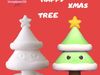 Happy Xmas Tree 3D model 3D printable | CGTrader