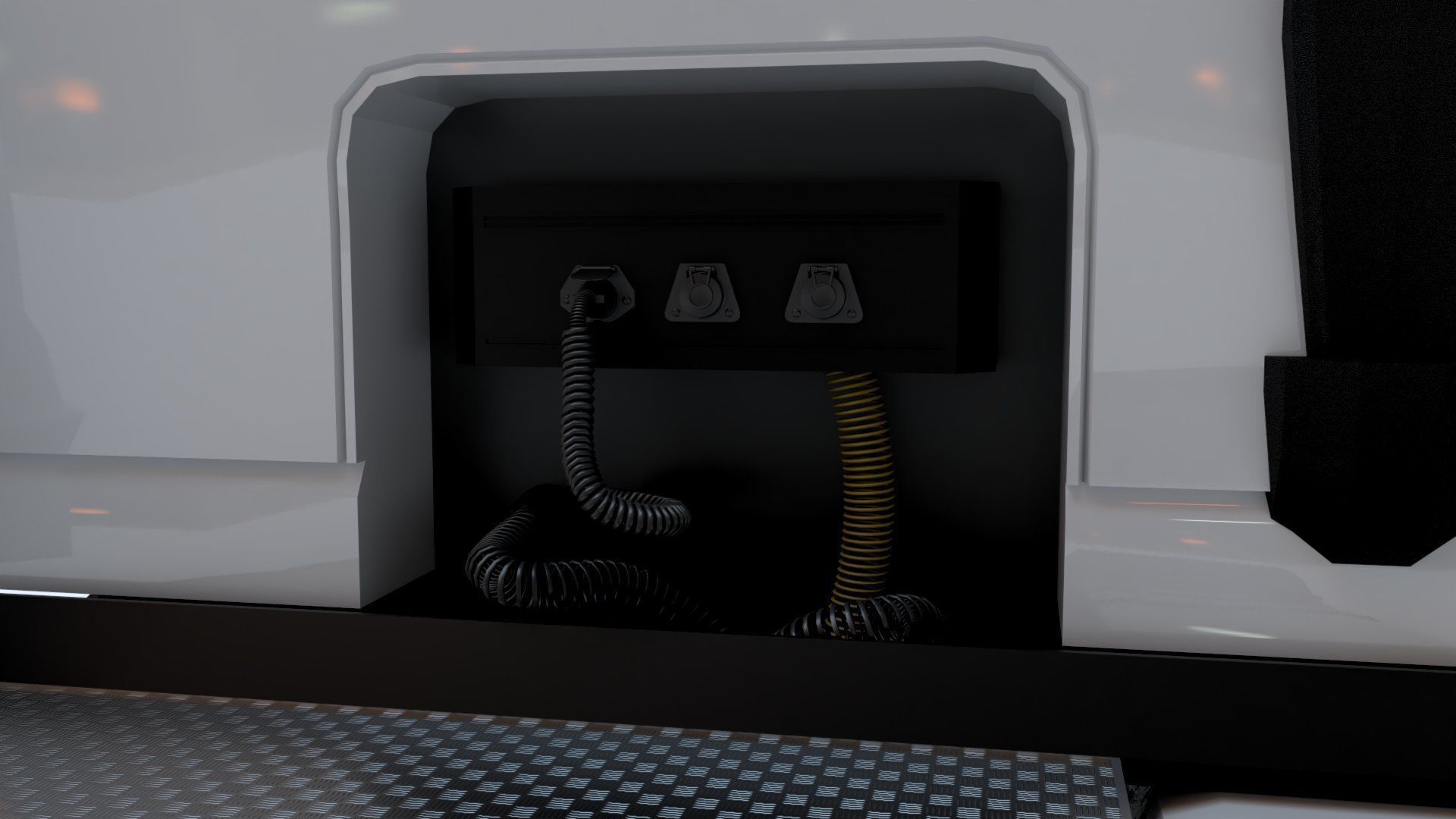 3D model Articulated DAF XF Truck Sleeper Cab VR / AR / low-poly | CGTrader