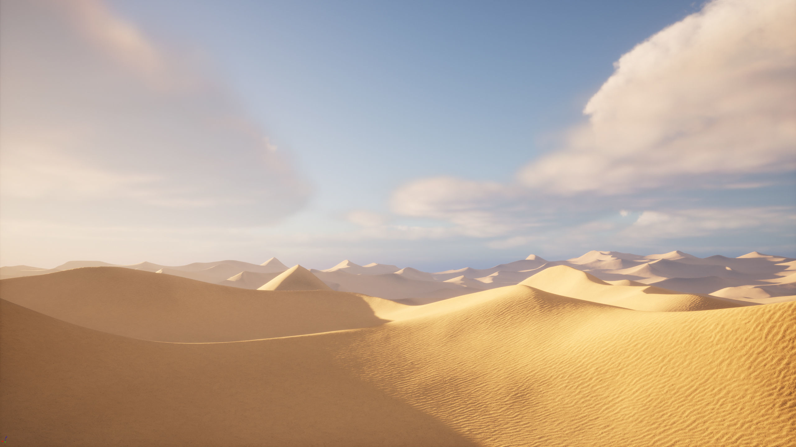 3D model Desert sand landscape terrain VR / AR / low-poly | CGTrader