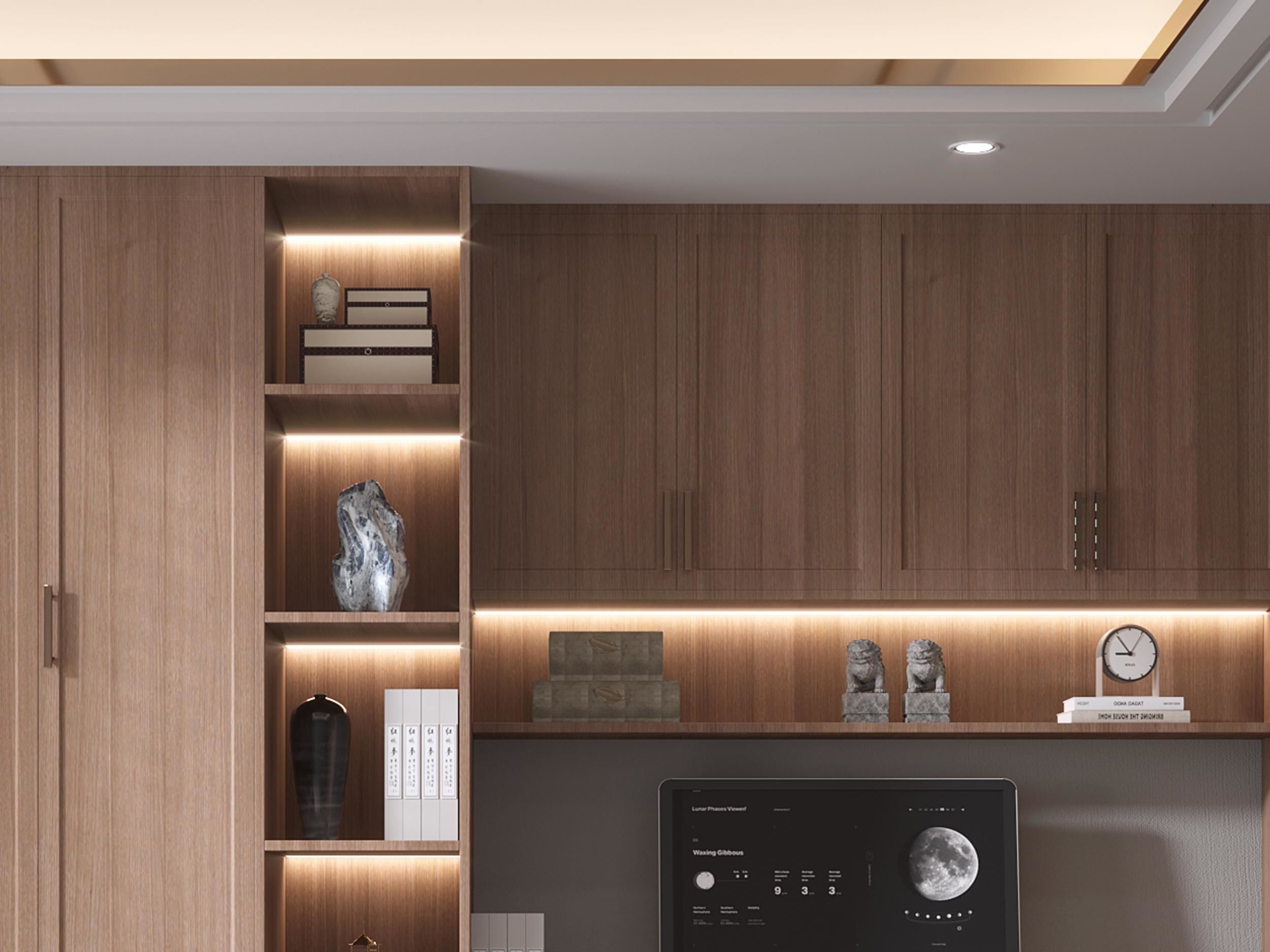 New bedroom Chinese tatami style 3D model | CGTrader