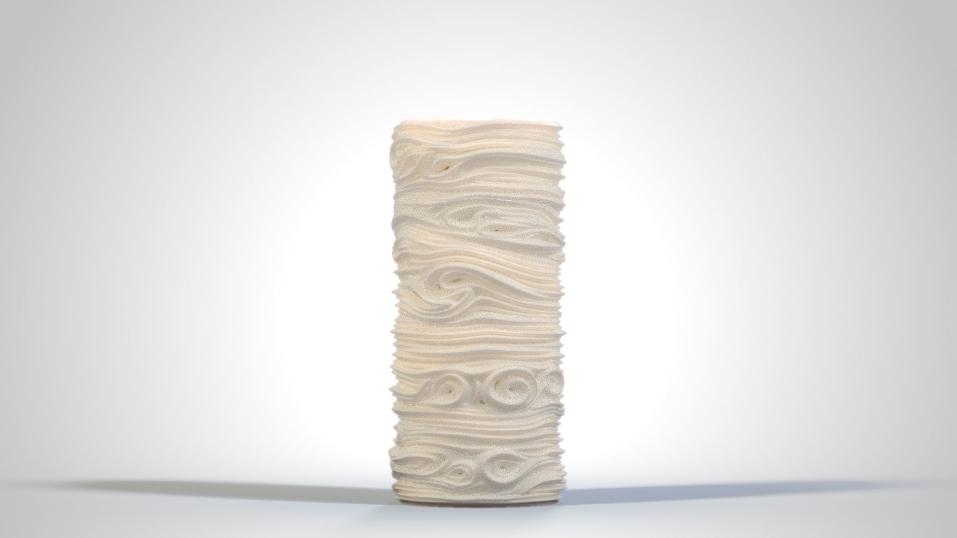 Curly Candle STL 3D model 3D printable | CGTrader
