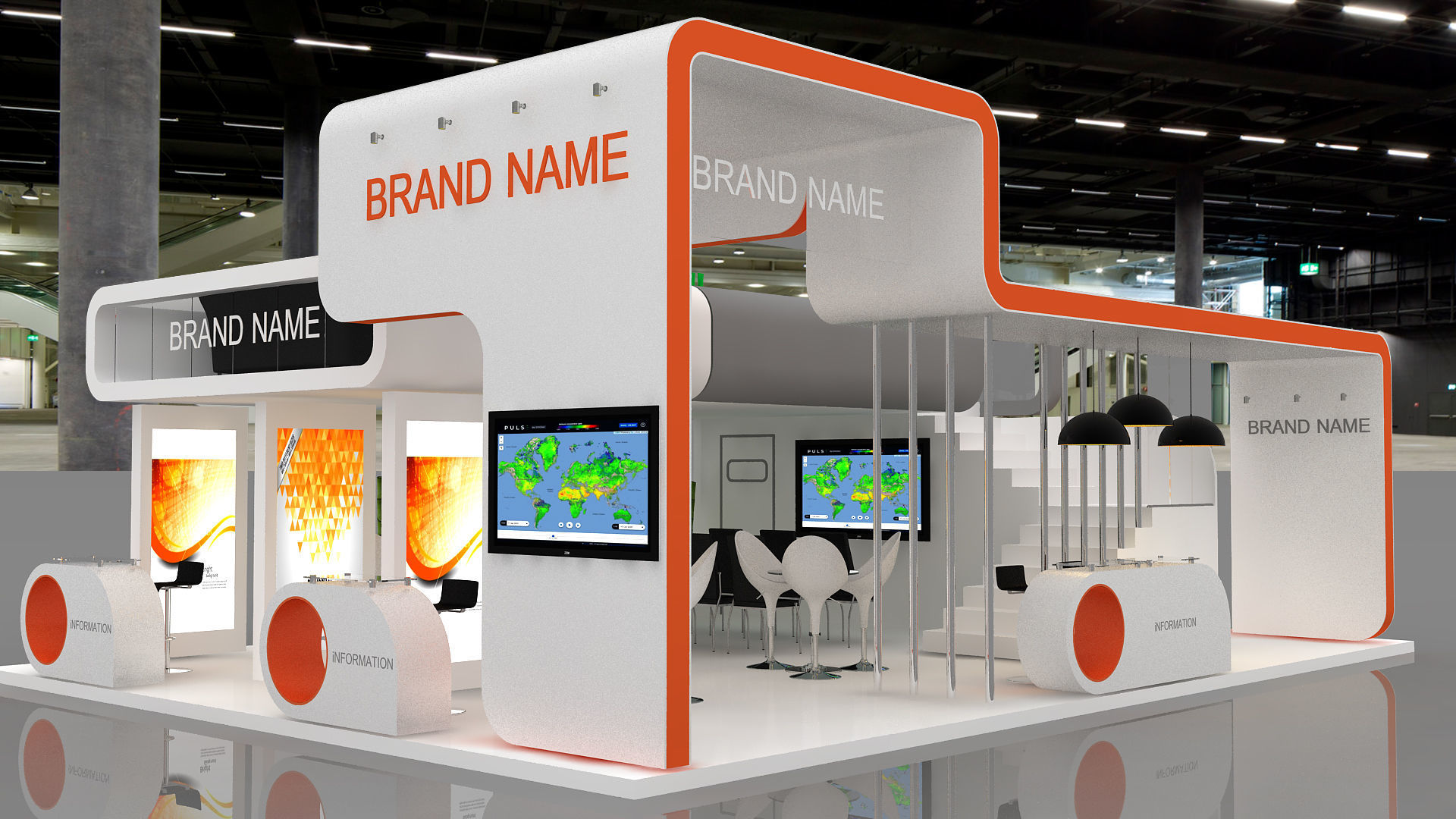 booth 3D model | CGTrader