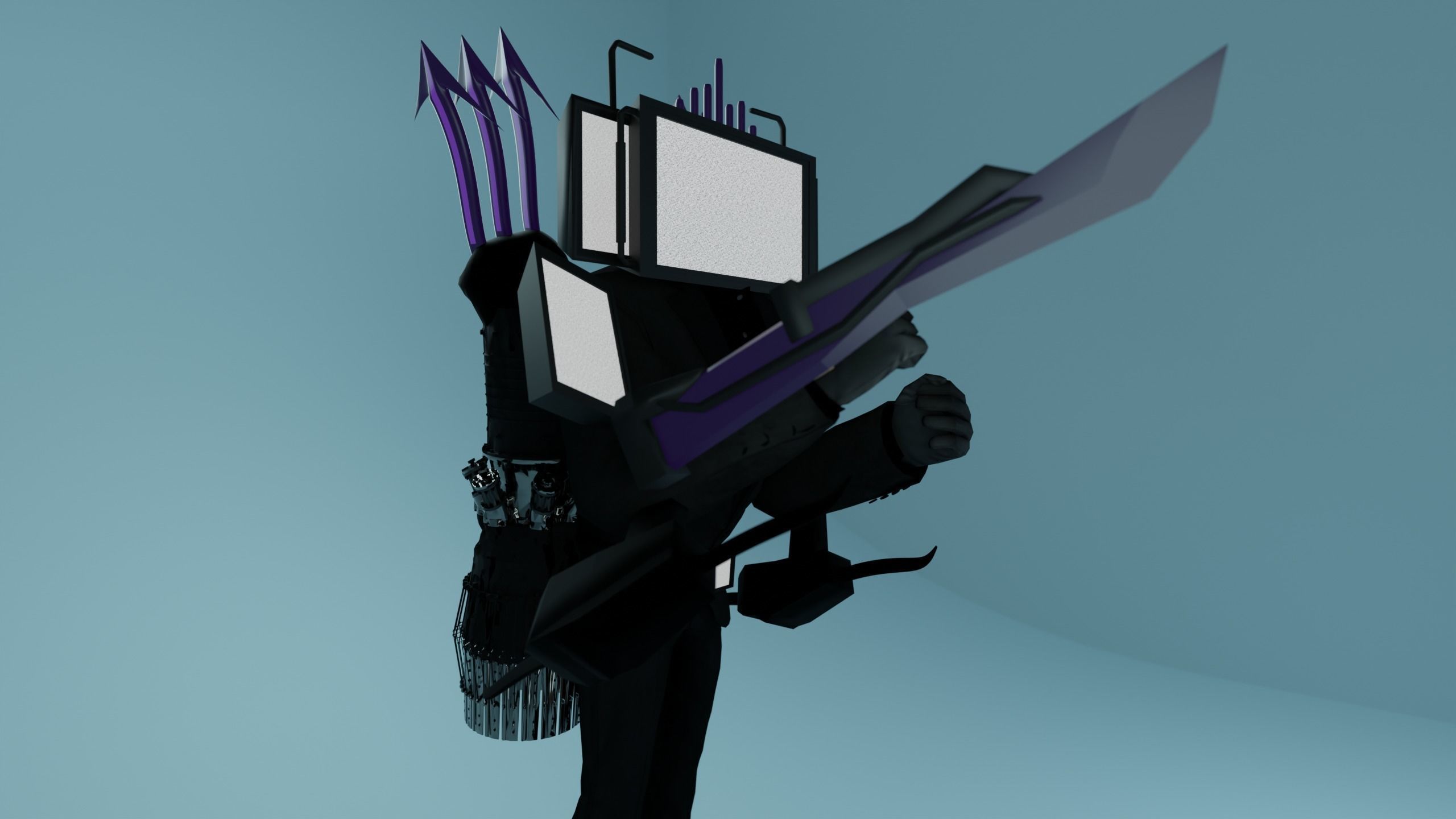 skibidi toilet Upgraded Tv Titan 3D model rigged | CGTrader