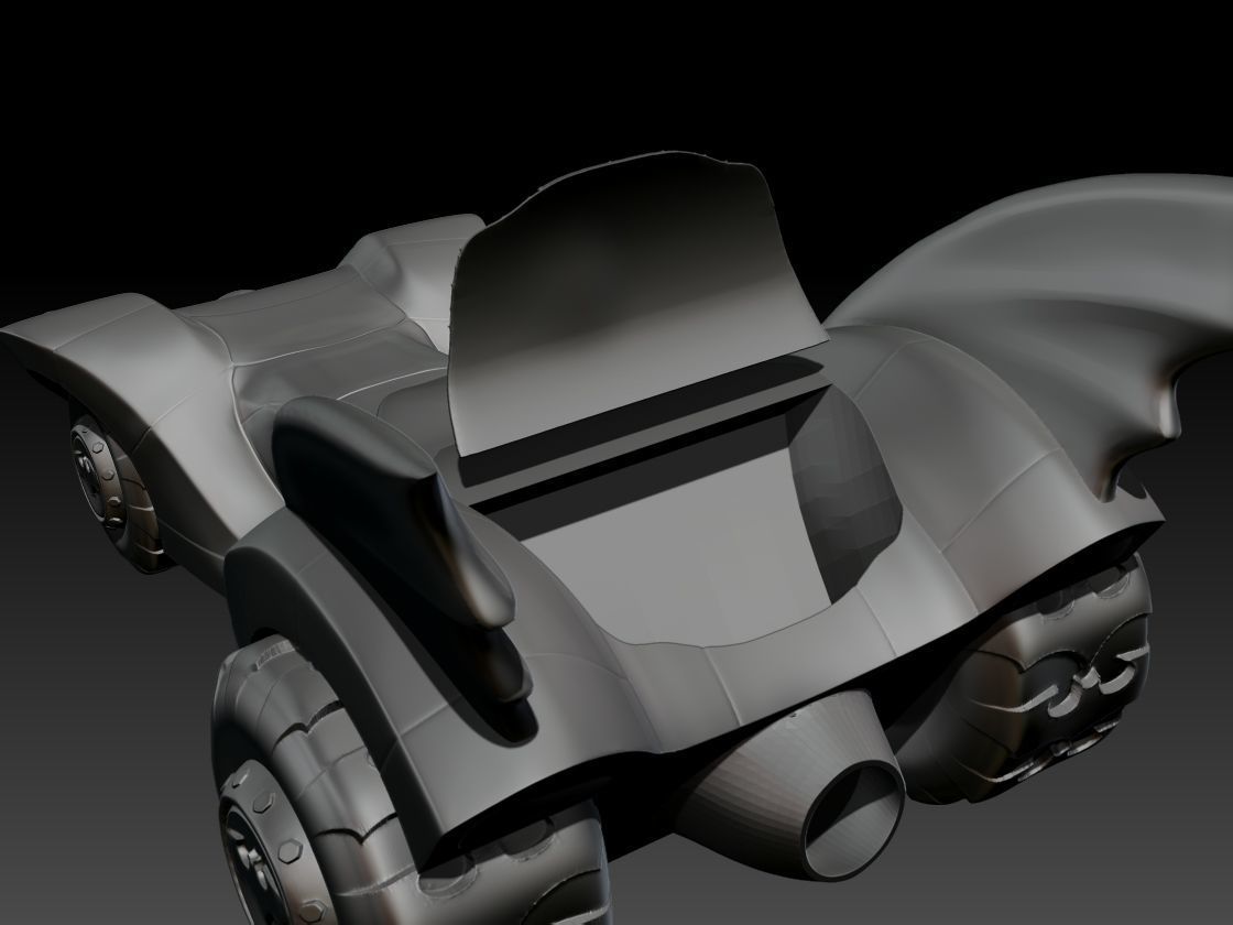Batmobile 1 12 Scale Model 3D model 3D printable | CGTrader