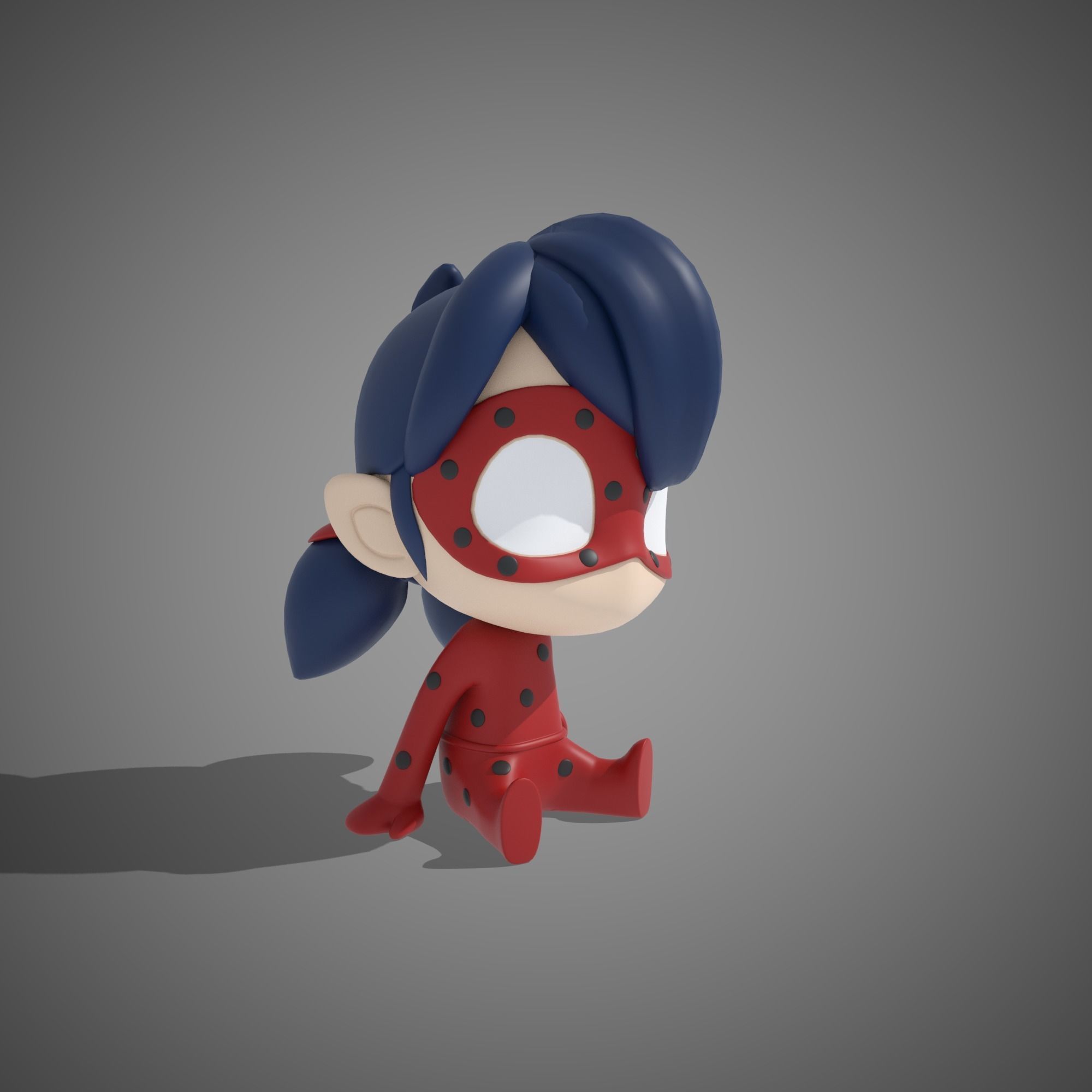 Lady Bug - Miraculous Chibi 3D Printable 3D model 3D printable | CGTrader