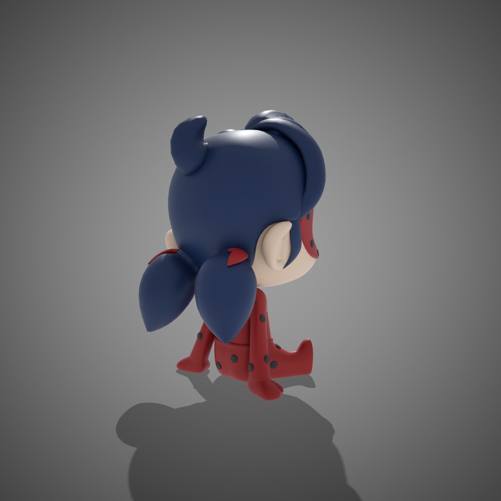 Lady Bug - Miraculous Chibi 3D Printable 3D model 3D printable | CGTrader
