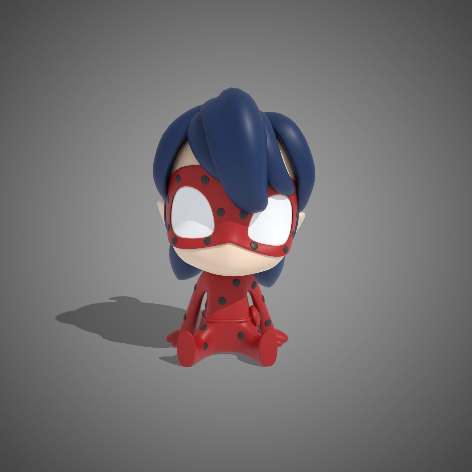 Lady Bug - Miraculous Chibi 3D Printable 3D model 3D printable | CGTrader