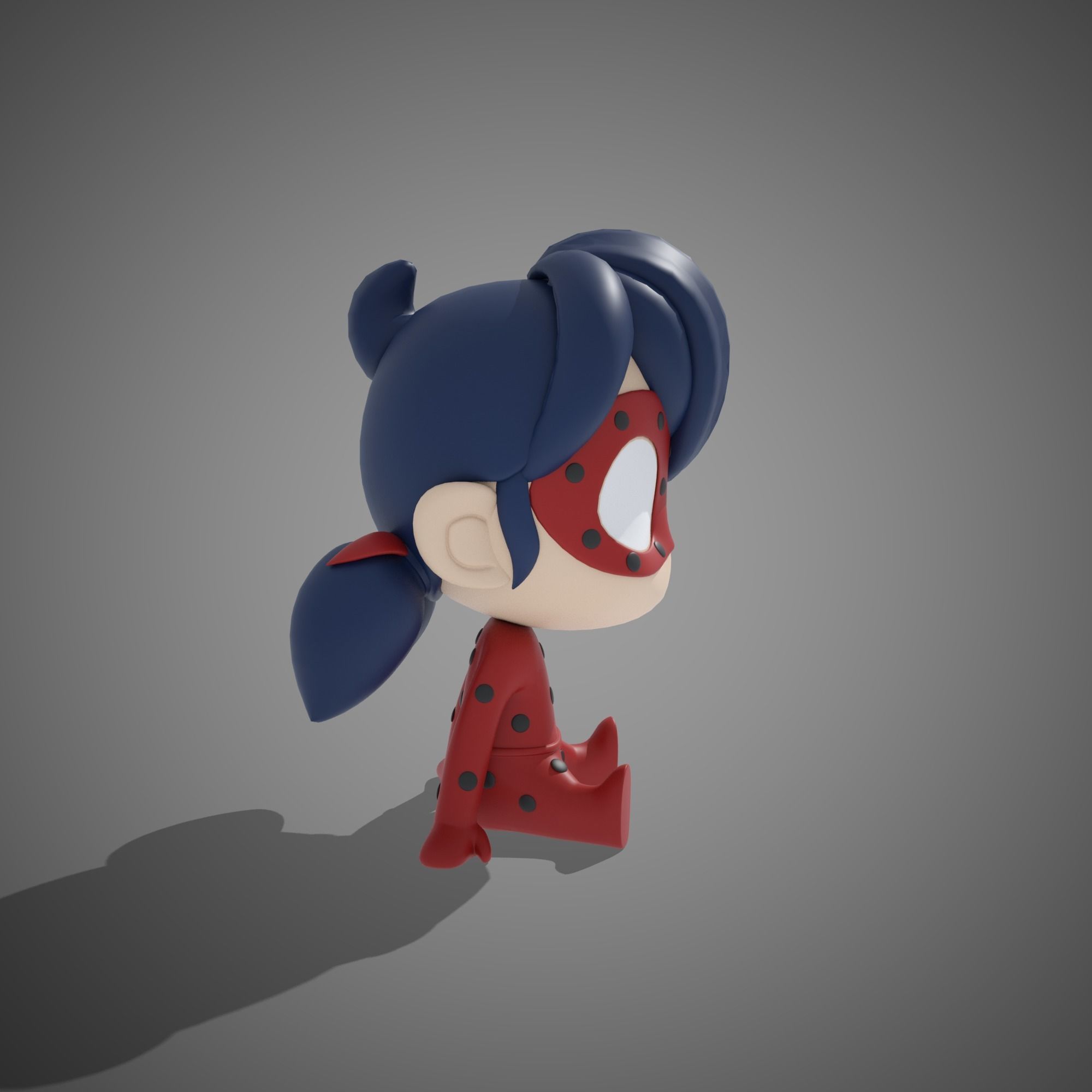 Lady Bug - Miraculous Chibi 3D Printable 3D model 3D printable | CGTrader