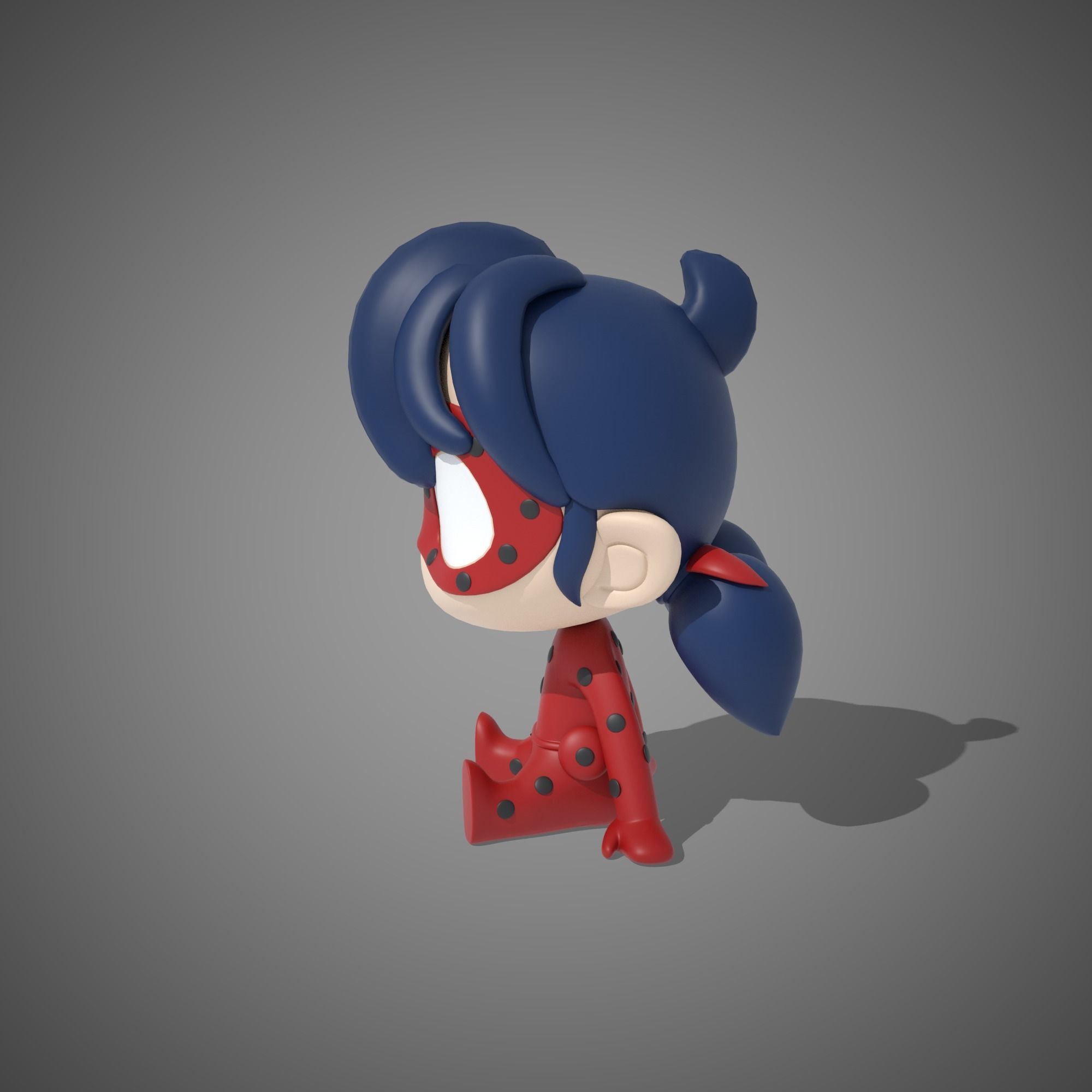 Lady Bug - Miraculous Chibi 3D Printable 3D model 3D printable | CGTrader