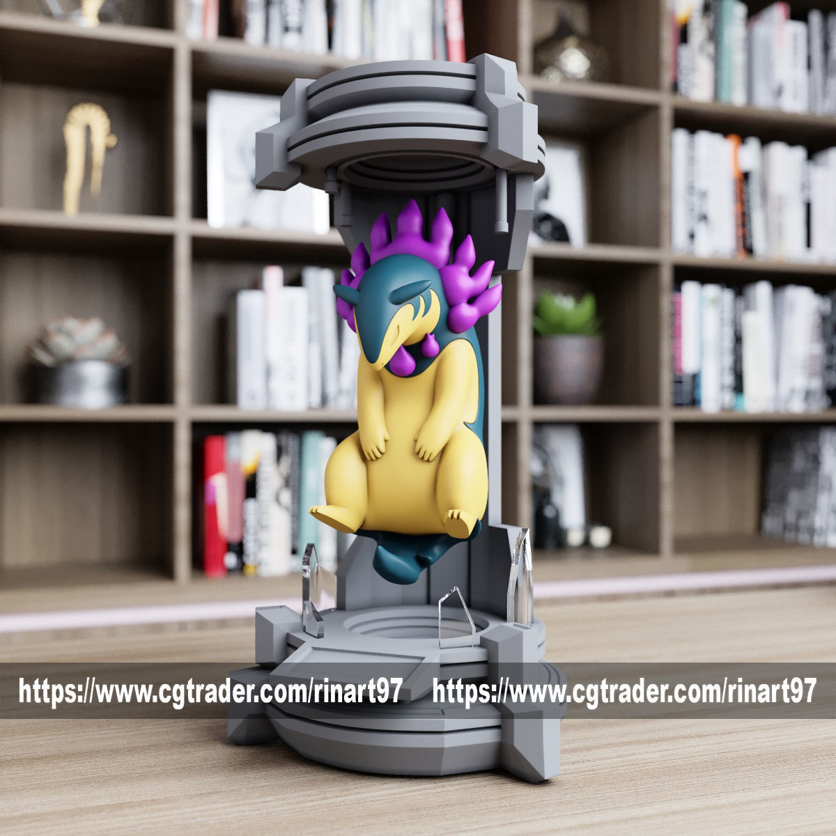 Typhlosion Hisuian in the Lab from pokemon 3D model 3D printable | CGTrader