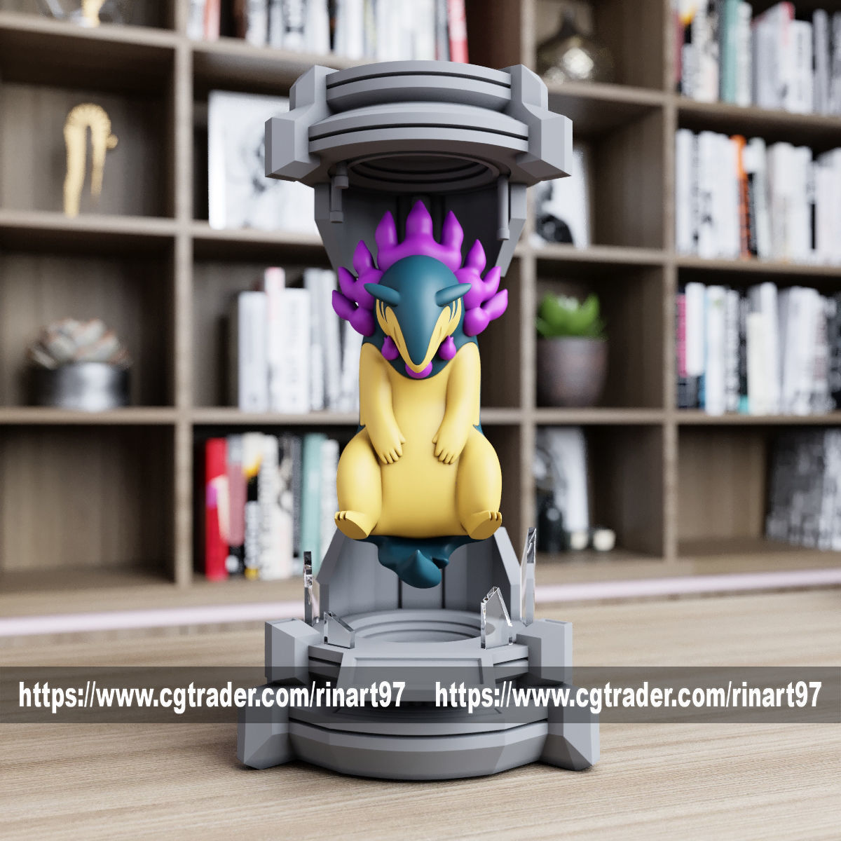 Typhlosion Hisuian in the Lab from pokemon 3D model 3D printable | CGTrader