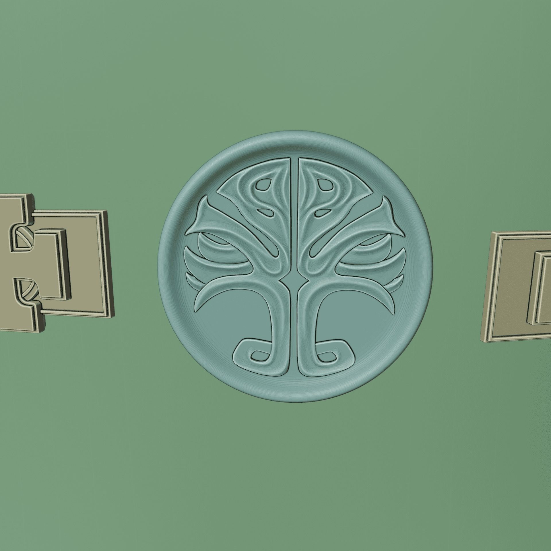 Jaheira Accessories Cosplay Set Baldurs Gate 3 3D model 3D printable ...