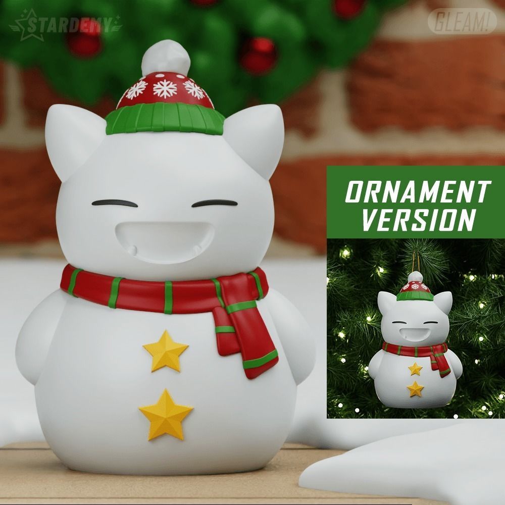 SNORLAX SNOWMAN CHRISTMAS POKEMON DECOR 3D model 3D printable | CGTrader