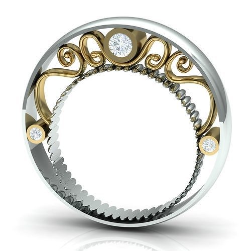 classic ring 3D model 3D printable | CGTrader