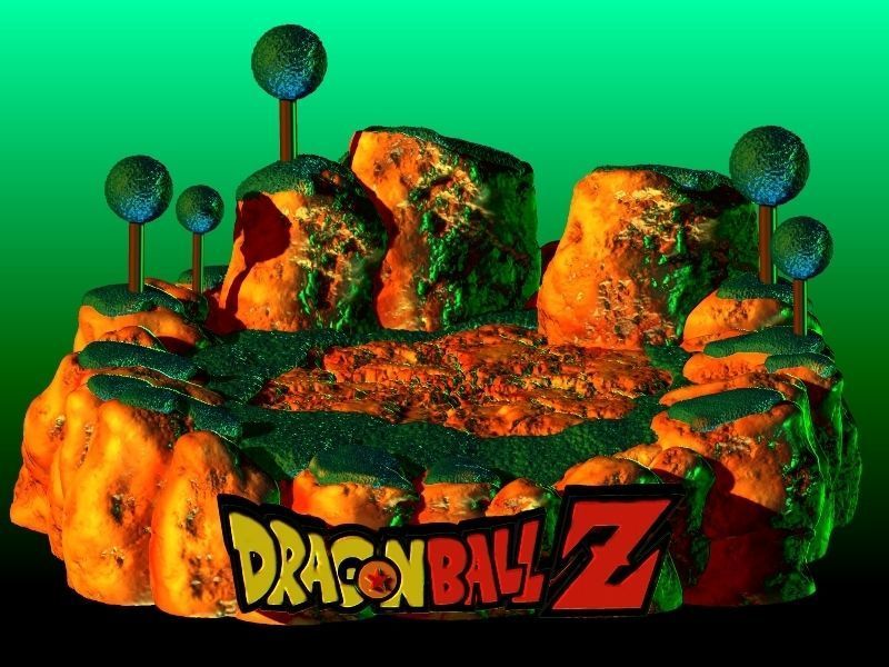 DIORAMA DRAGON BALL Z NAMEK NAMEKUSAI SH FIGUARTS FIGURE DISPLAY 3D ...