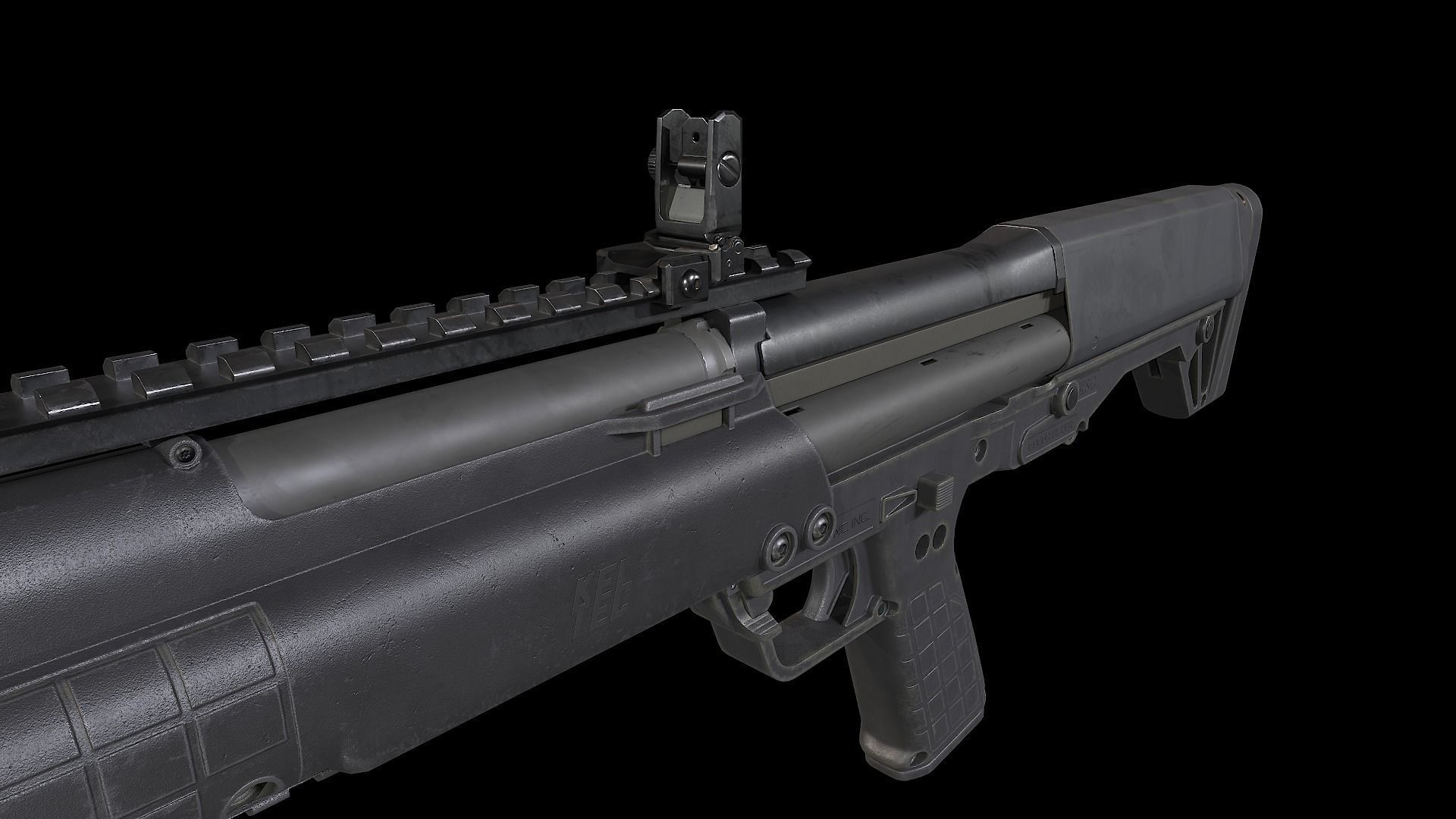 3D model Kel-Tec KSG VR / AR / low-poly | CGTrader
